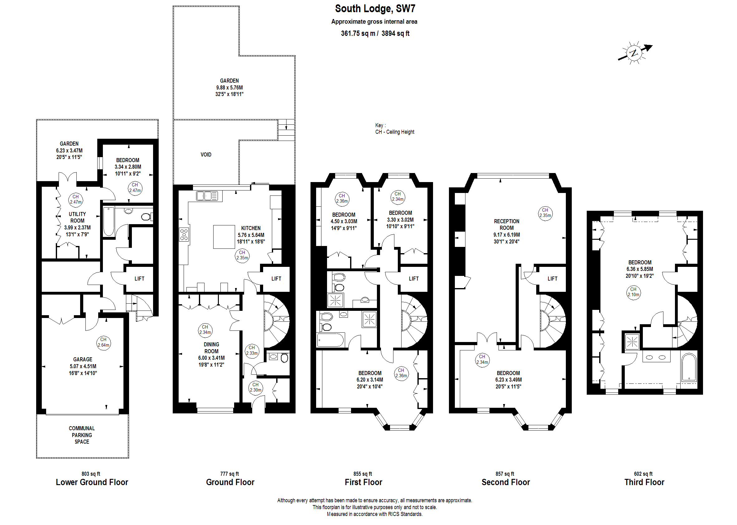 Knightsbridge, London SW7, 6 bedroom terraced house for sale - 67180877 ...