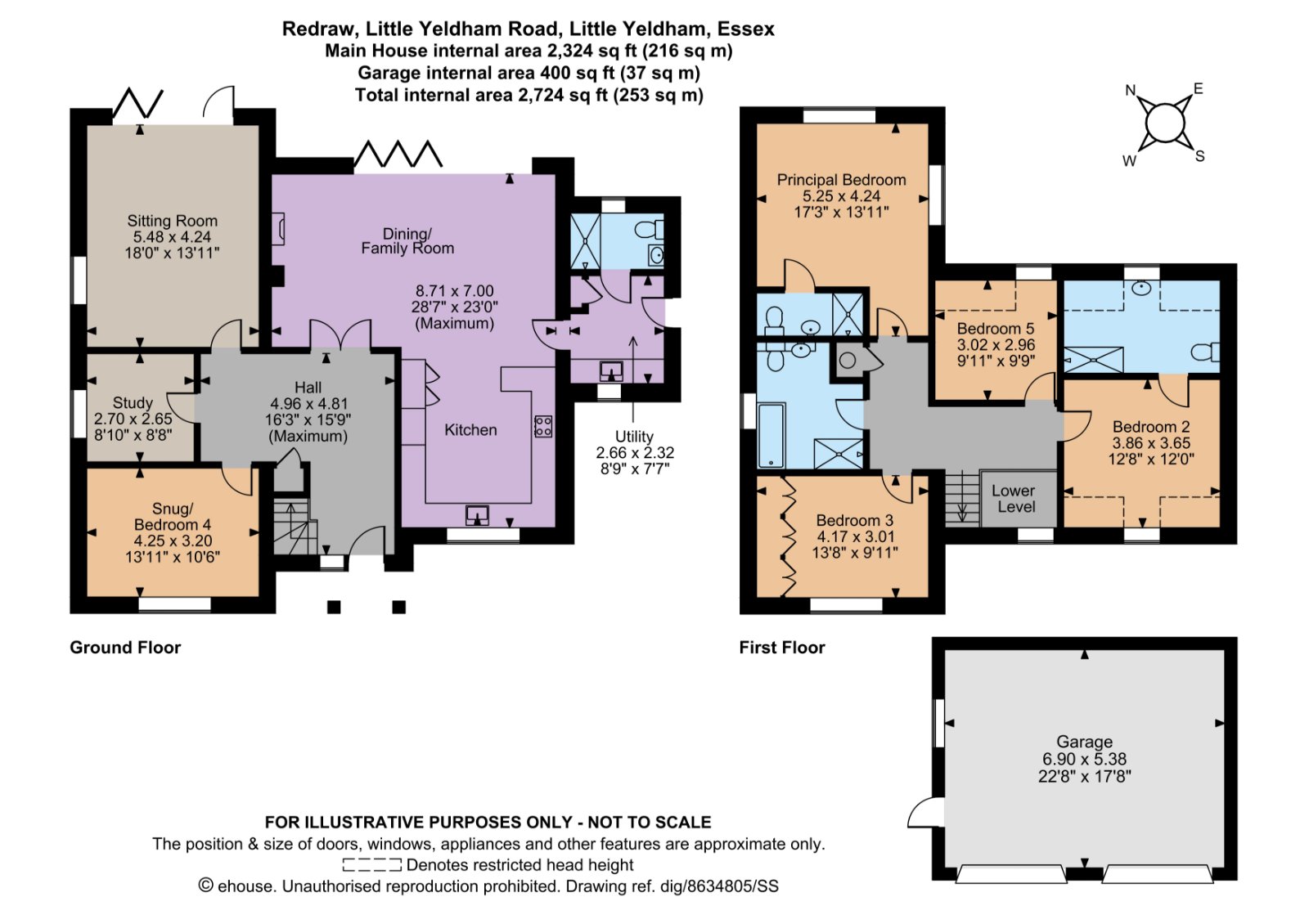 Little Yeldham Road, Little Yeldham, Halstead, Essex CO9, 5 bedroom ...