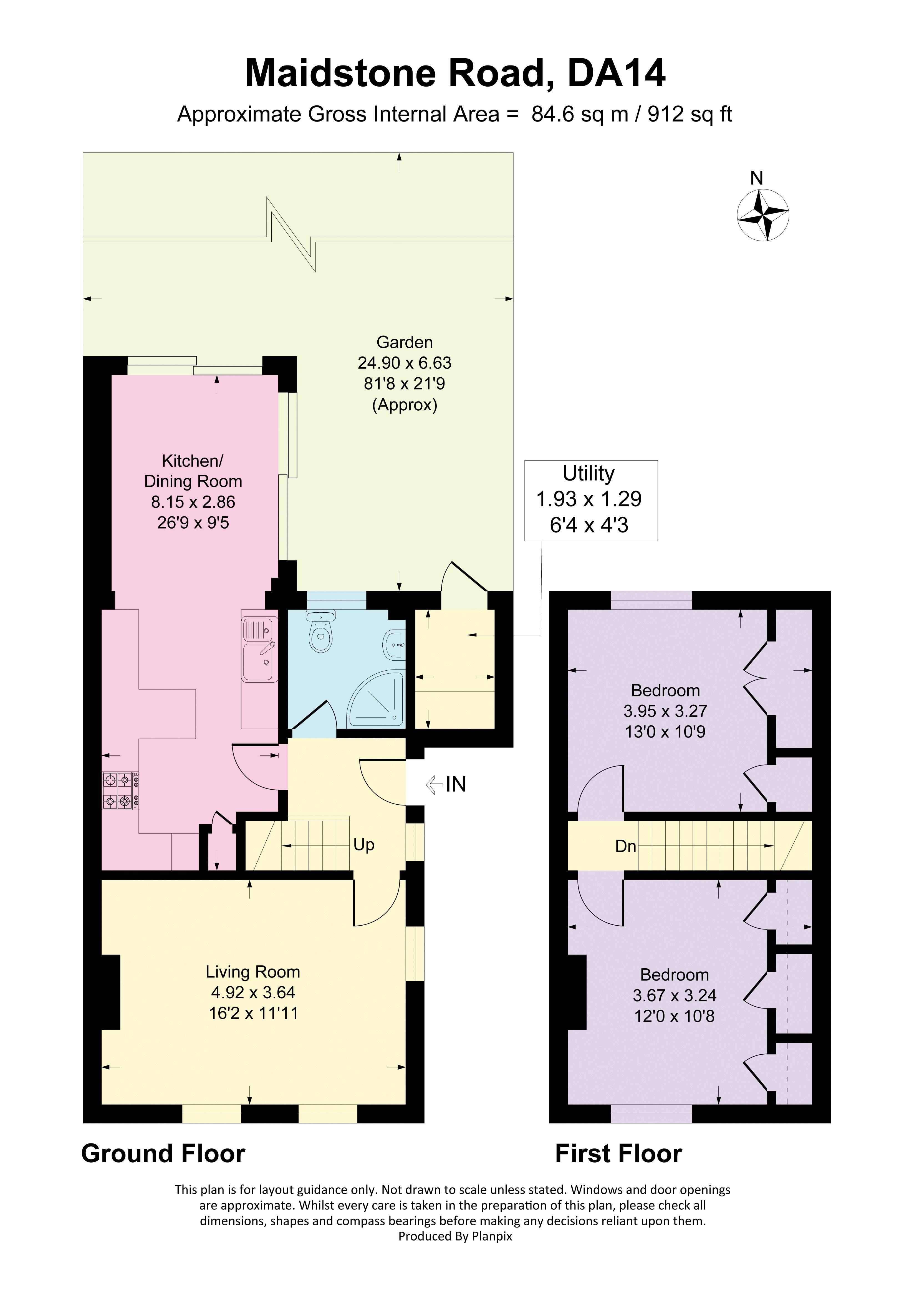 Maidstone Road, Sidcup DA14, 2 bedroom semi-detached house for sale - 68810748 | PrimeLocation
