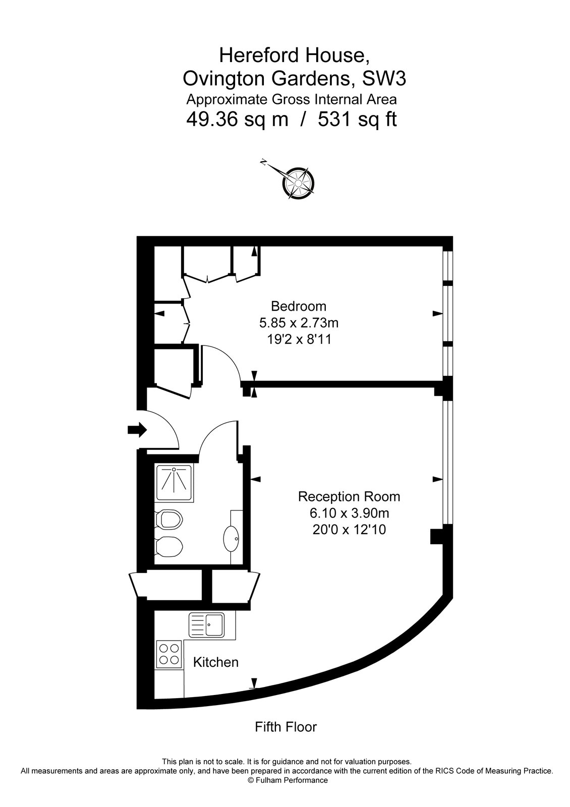 Free property report Flat 15, Hereford House, 11, Ovington Gardens ...