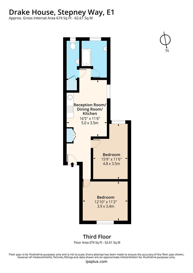 Drake House, Stepney Way, London E1, 2 bedroom flat to rent - 67336827 ...