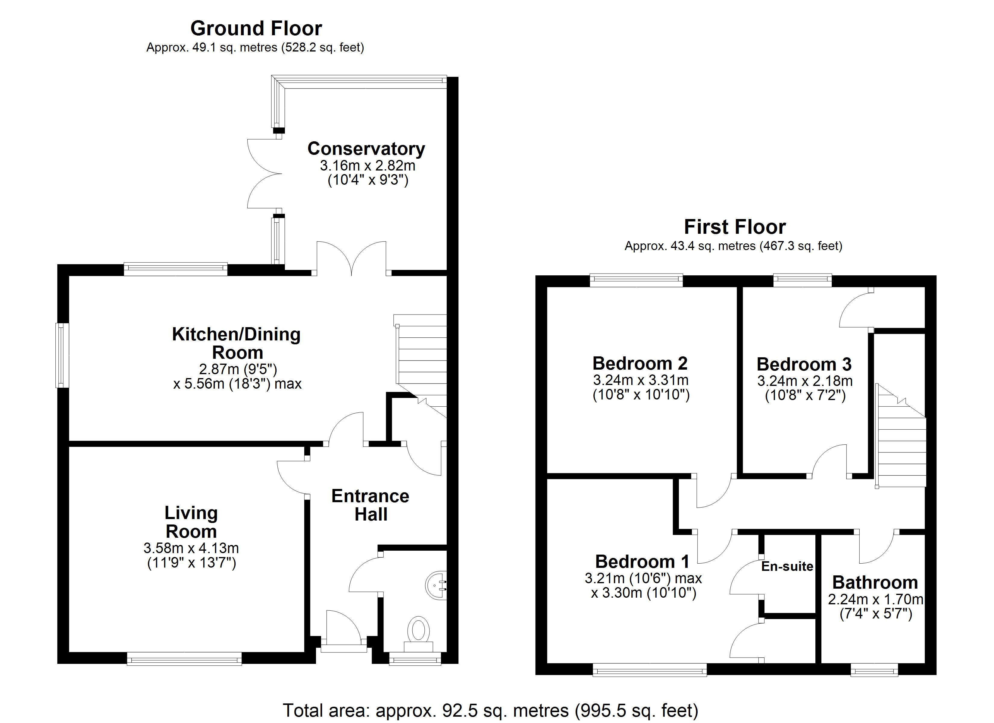 Footner Close, Romsey, Hampshire SO51, 3 bedroom end terrace house for ...