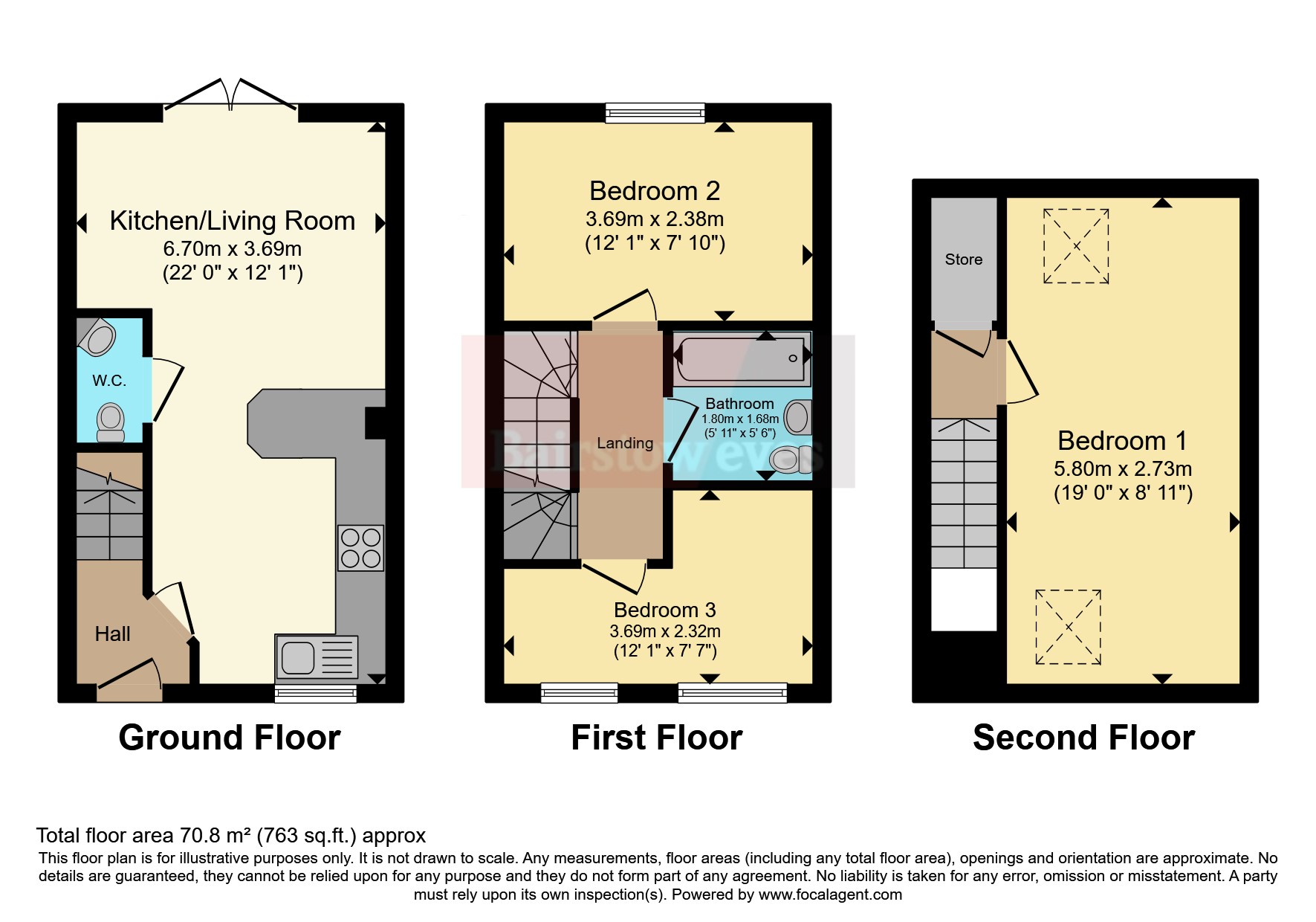 Cottesmore Road, Nottingham, Nottinghamshire NG7, 3 bedroom terraced ...