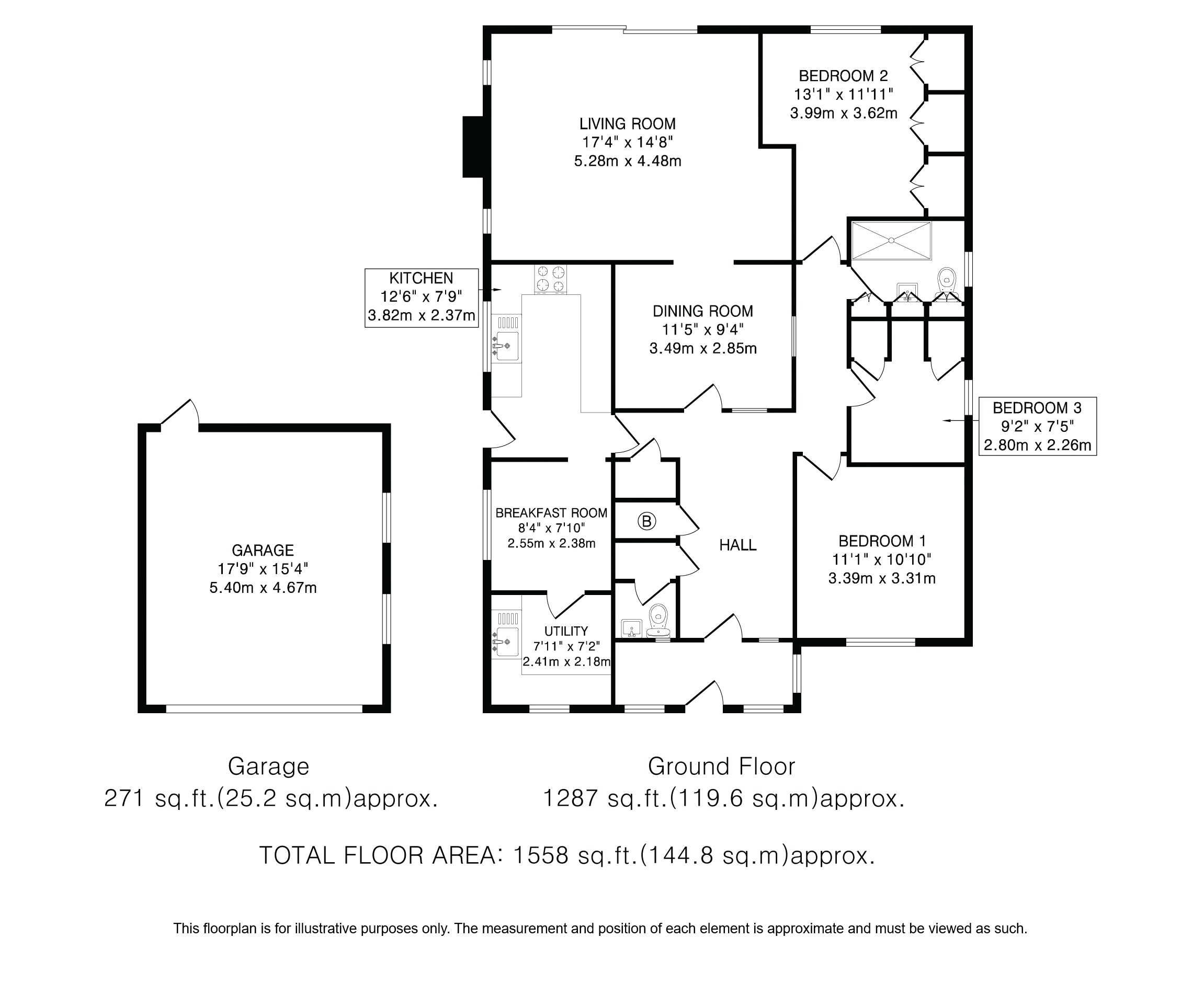 Beechfield Close, Redbourn, St. Albans, Hertfordshire AL3, 3 bedroom ...