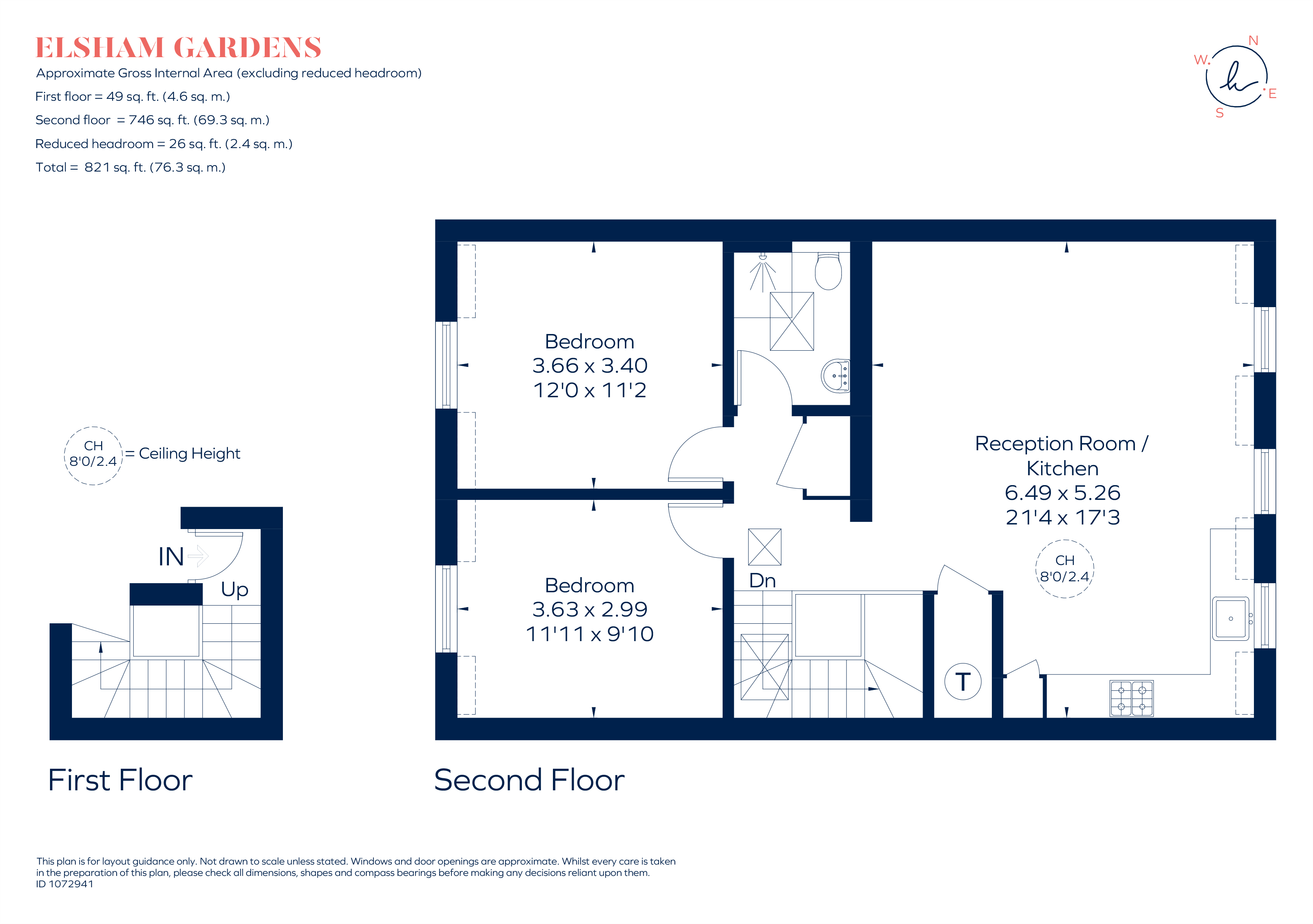 Elsham Road, London W14, 2 bedroom flat to rent - 67155530 | PrimeLocation