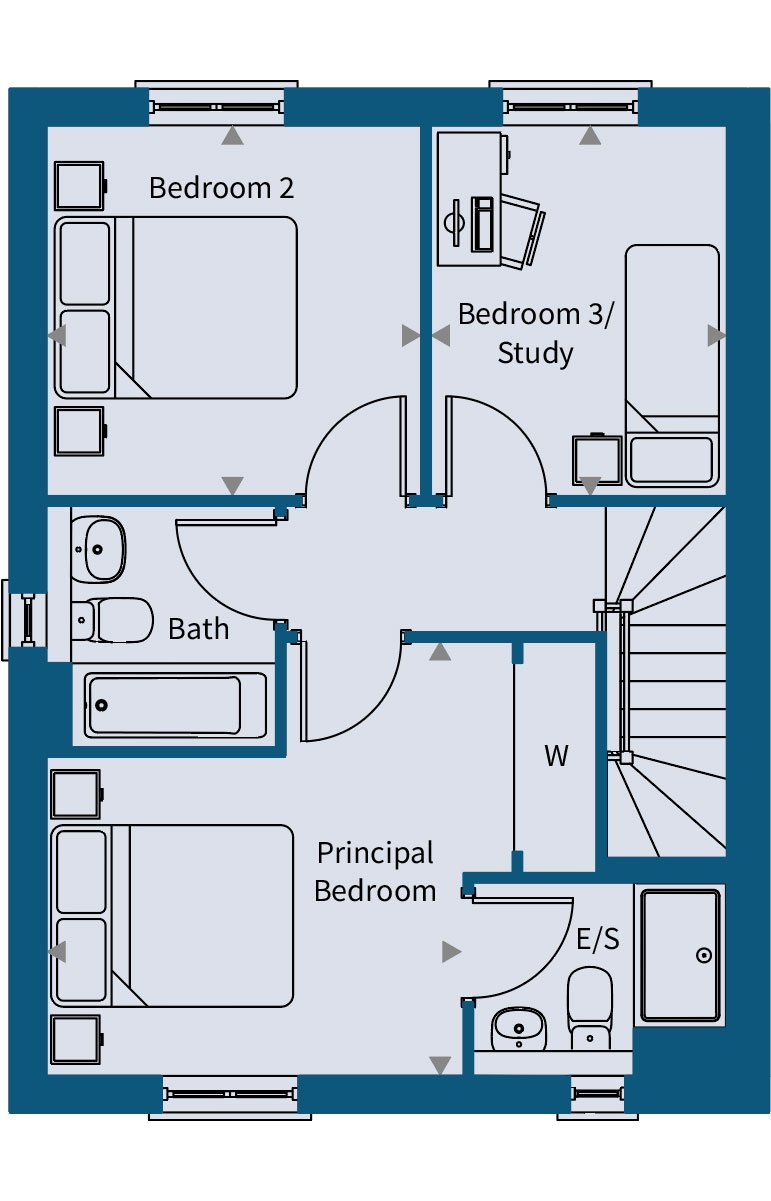 Westcott Way, Pershore, Worcestershire WR10, 3 bedroom semi-detached house for sale - 68440293 ...