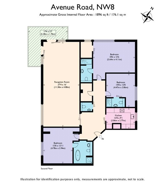 Free property report Flat 21, Prince Regent Court, 8, Avenue Road ...