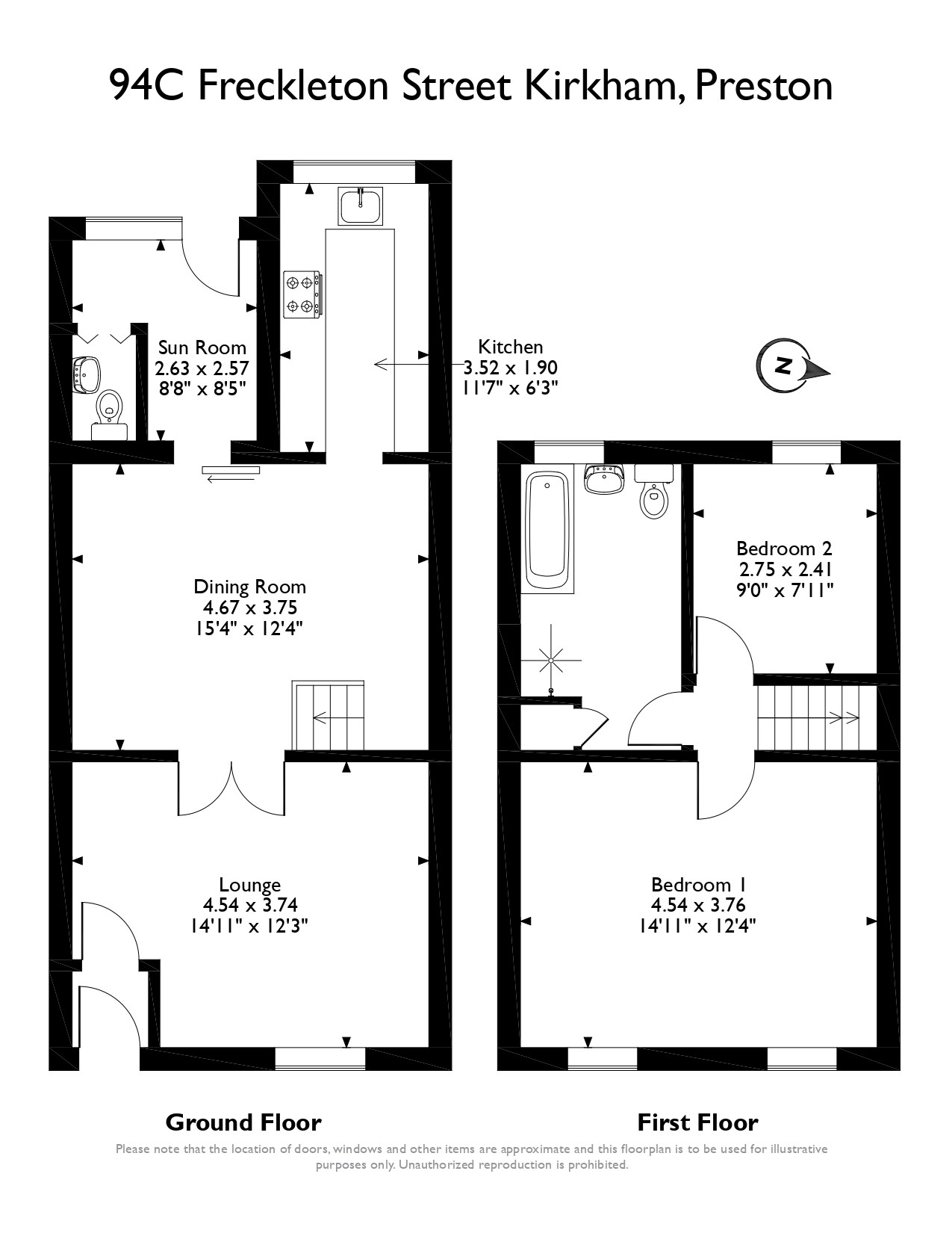 Free property report 94c, Freckleton Street, Kirkham, Preston, PR4 2SR ...