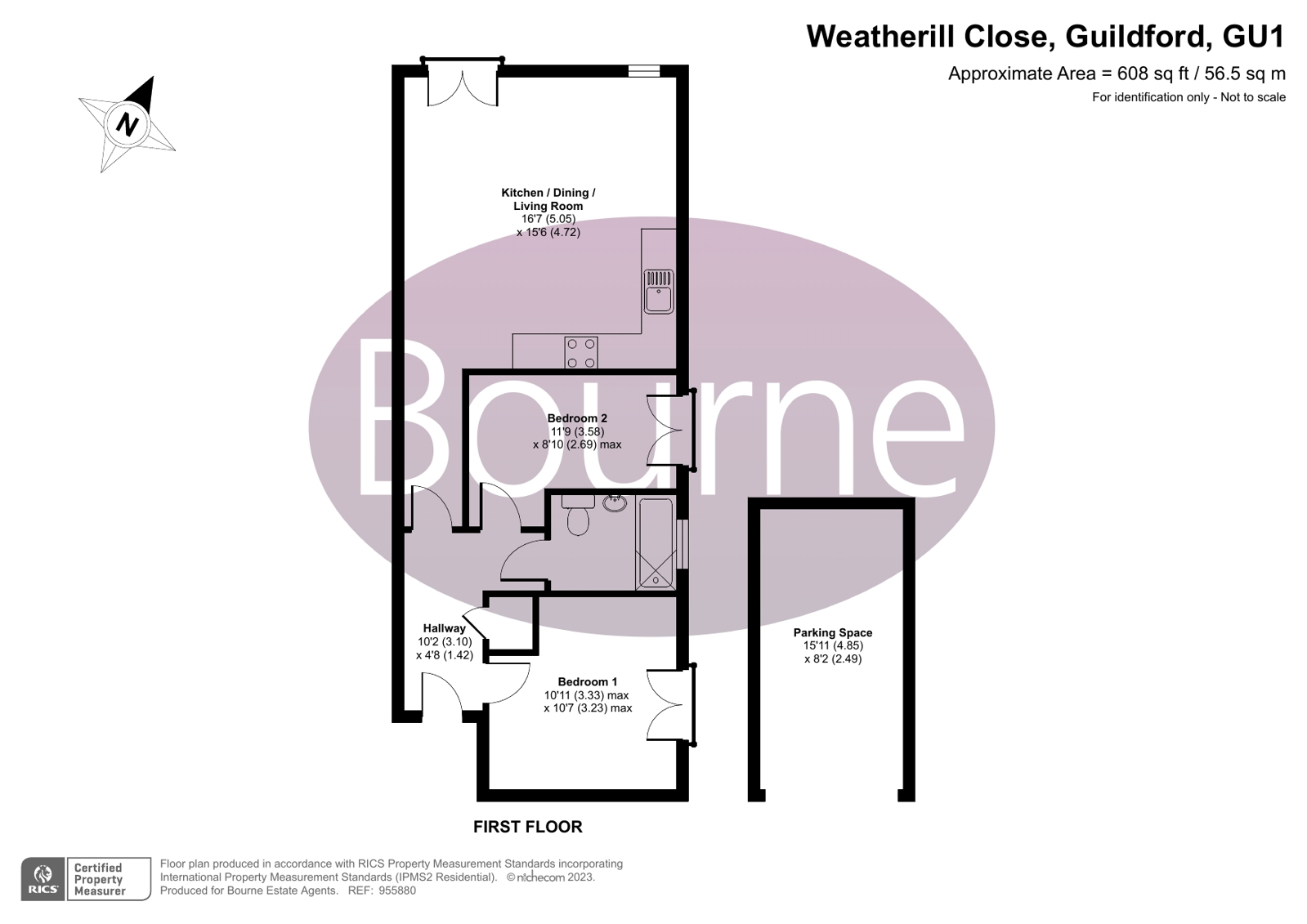 Free property report 36, Weatherill Close, Guildford, GU1 2SP - Chimnie