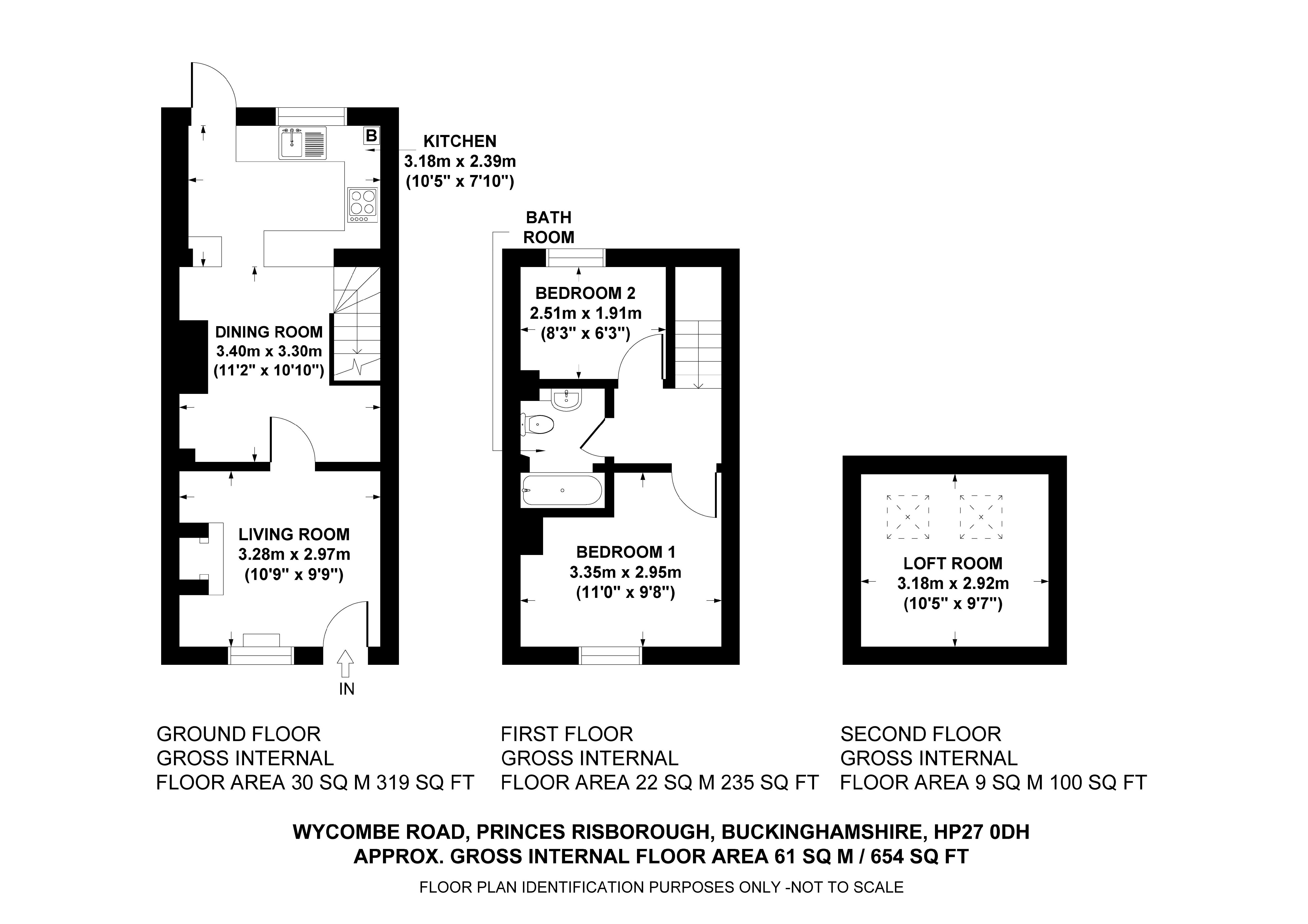 2 bed cottage for sale in Grovers Court, Wycombe Road, Princes ...