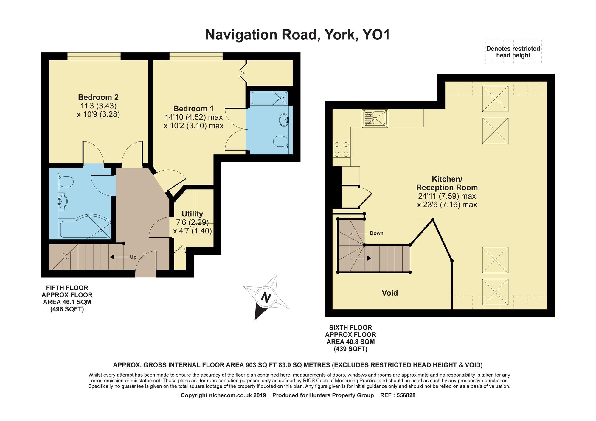 2 bed flat for sale in Rowntree Wharf, Navigation Road, York YO1 - Zoopla