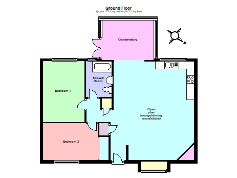 2 bed detached bungalow for sale in Nene Close, Wellingborough NN8 - Zoopla