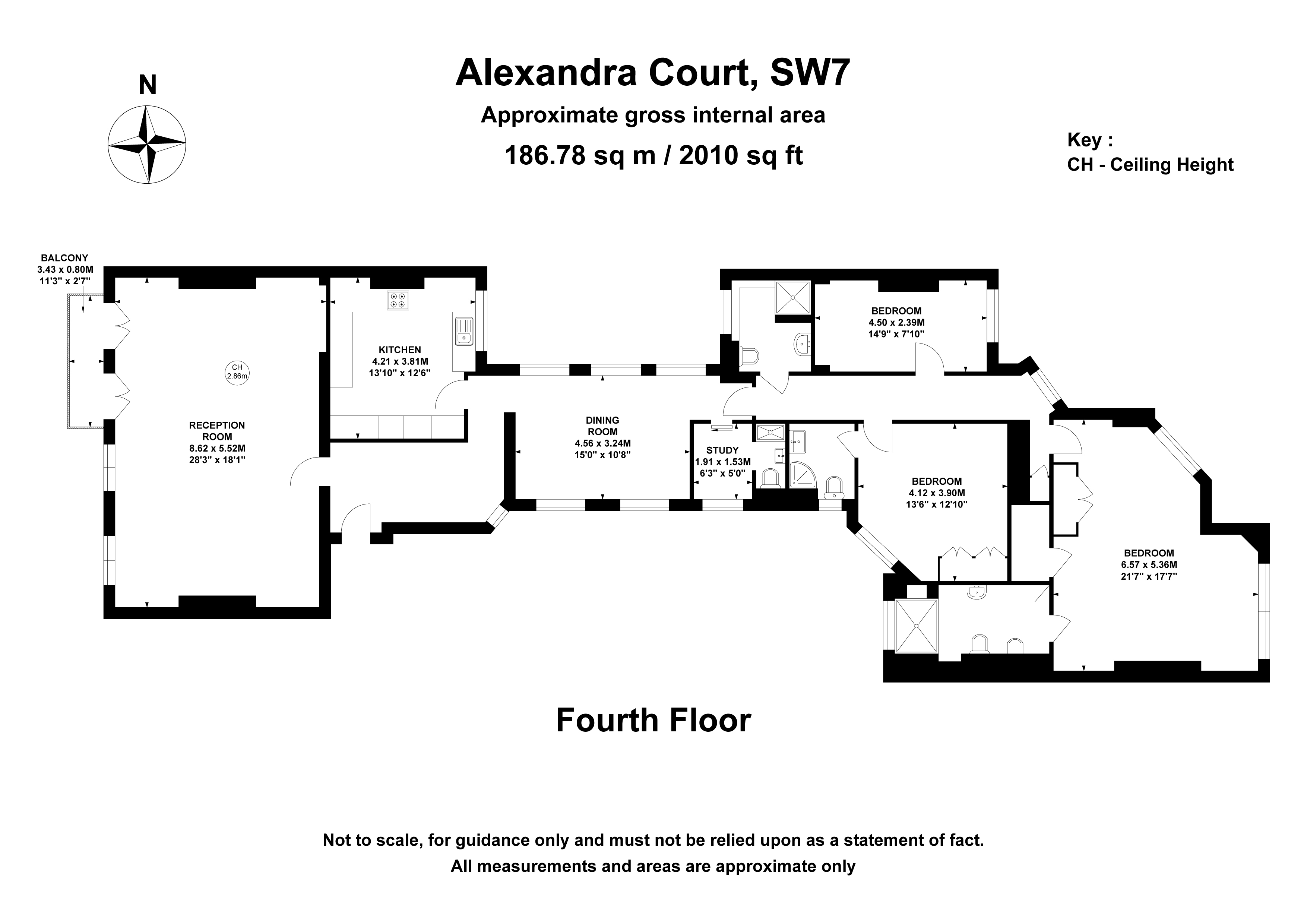 Alexandra Court, 171-175 Queen's Gate SW7, 3 bedroom flat for sale ...