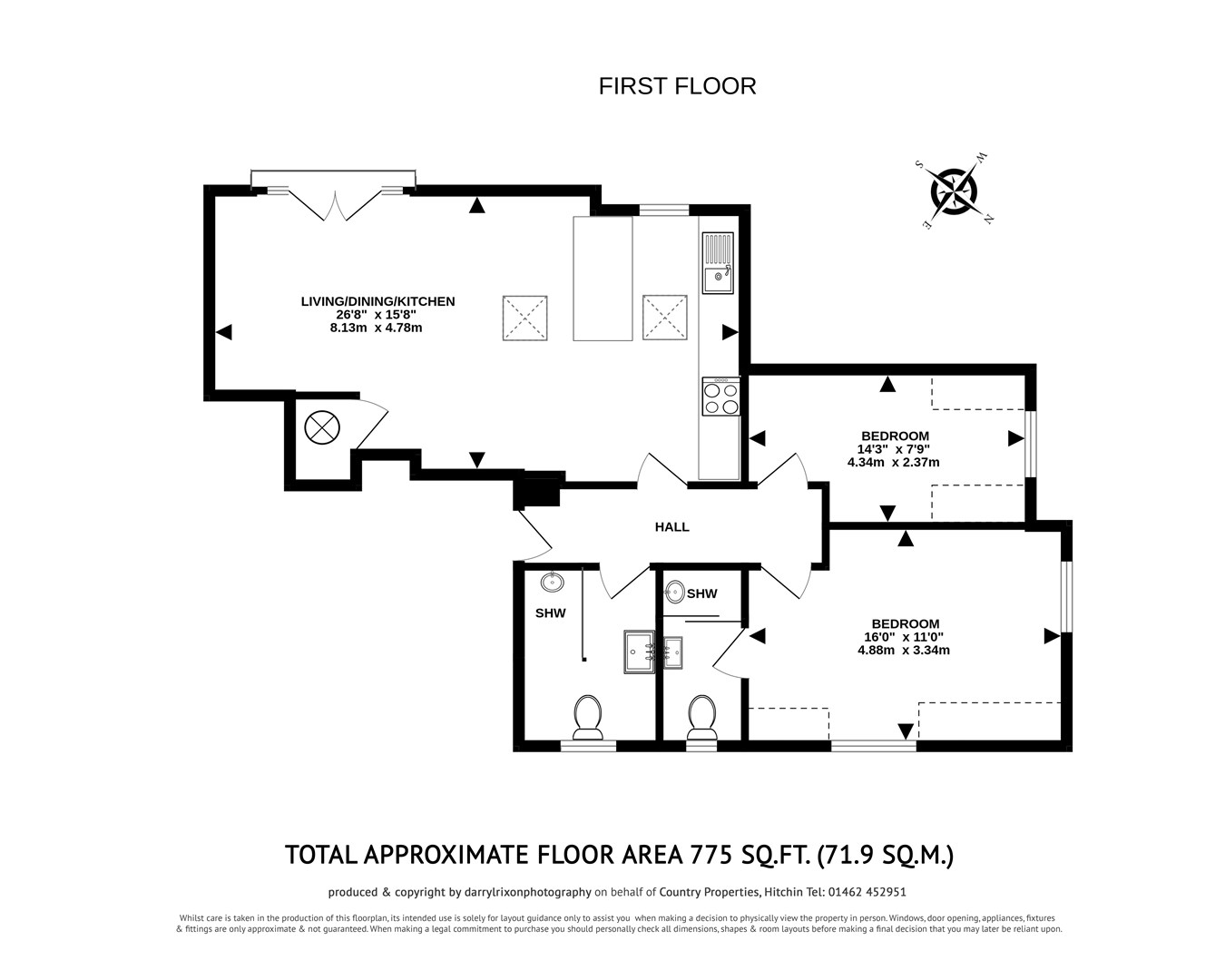 Codicote Road, Welwyn AL6, 2 bedroom flat for sale - 63885763 ...