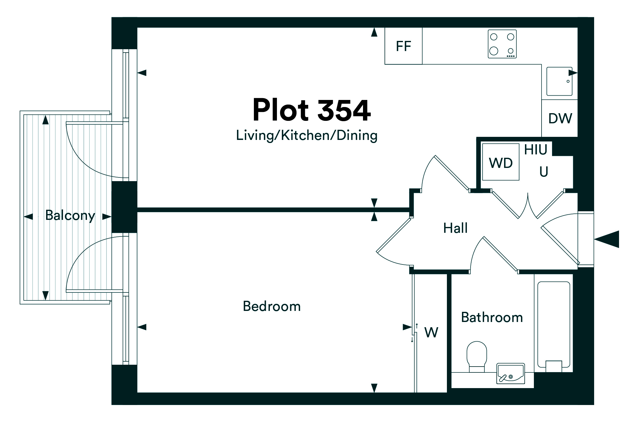 Capital Interchange Way, Brentford TW8, 1 bedroom flat for sale ...