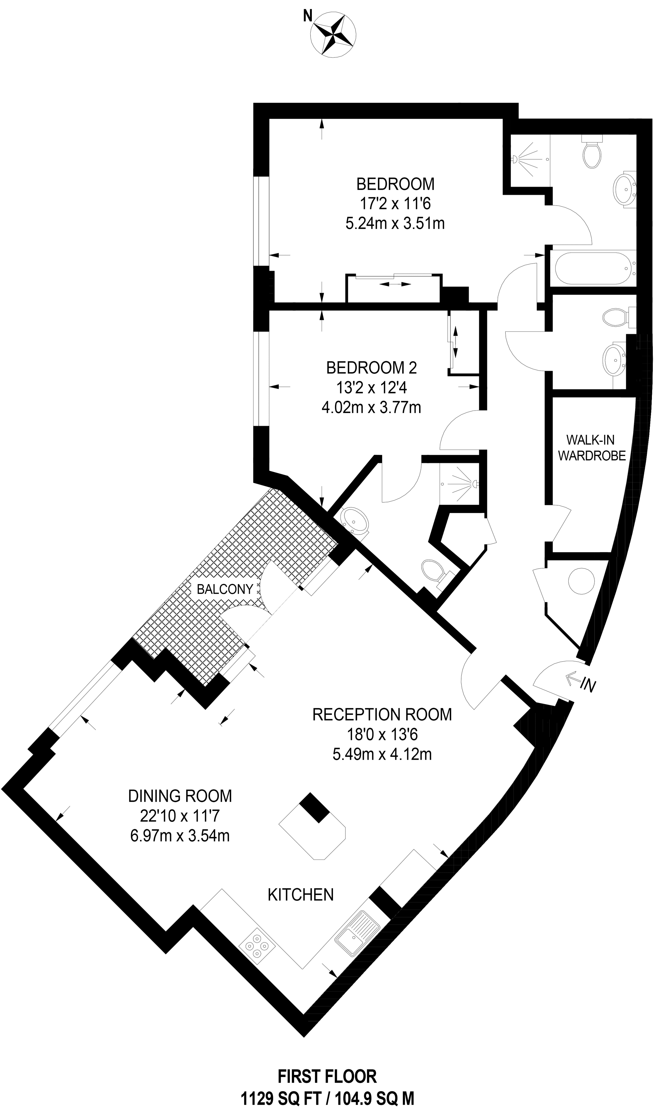 Station Approach, Woking GU22, 2 bedroom flat to rent - 64206562 ...