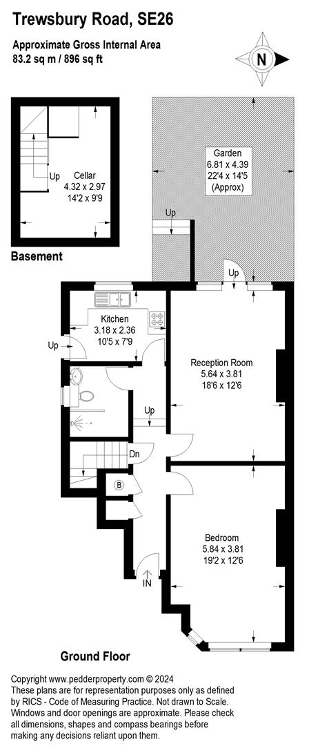Trewsbury Road, London SE26, 1 bedroom flat for sale - 68742529 ...