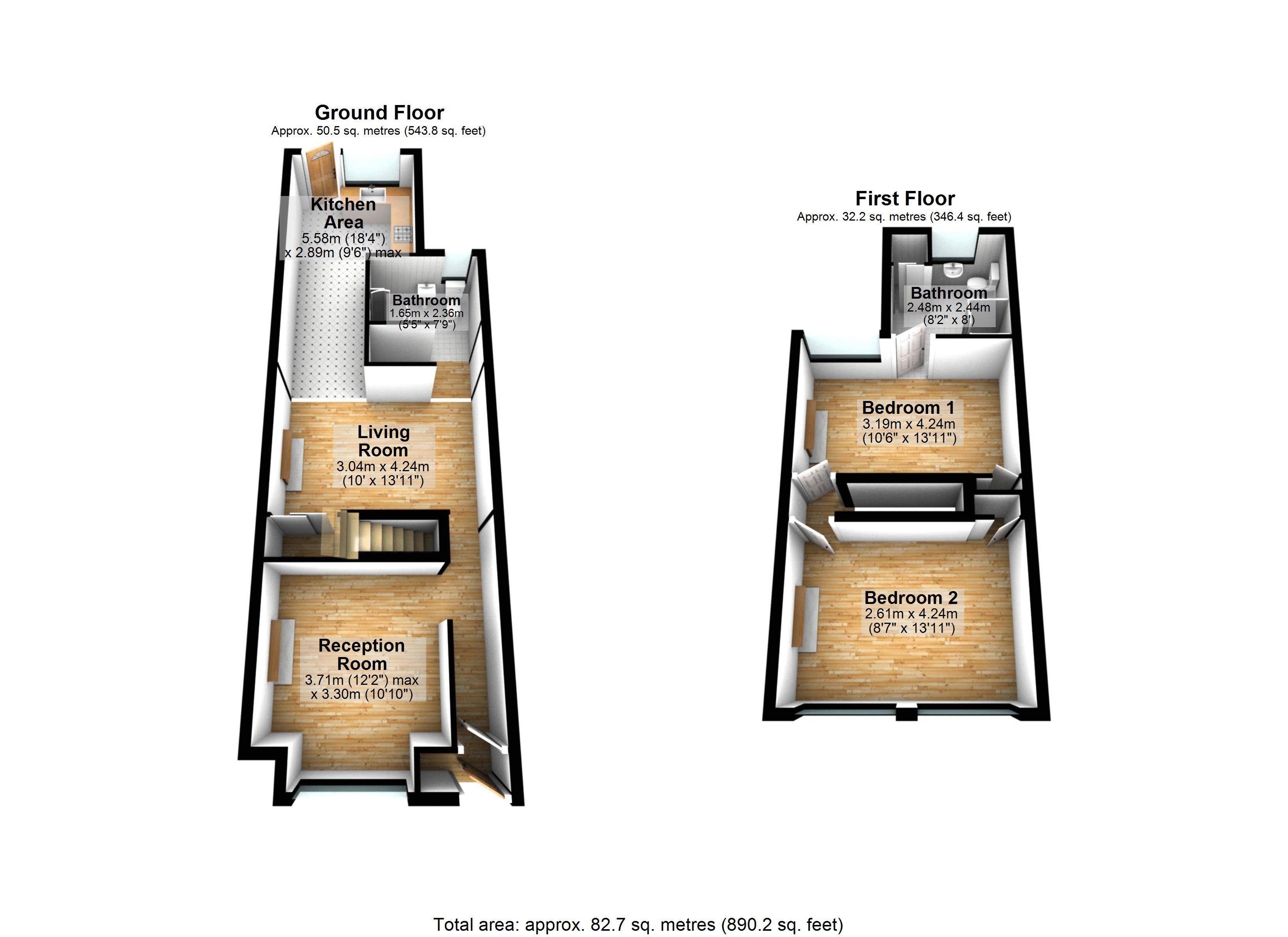 Lawrence Road London N18 2 Bedroom Semi Detached House For Sale