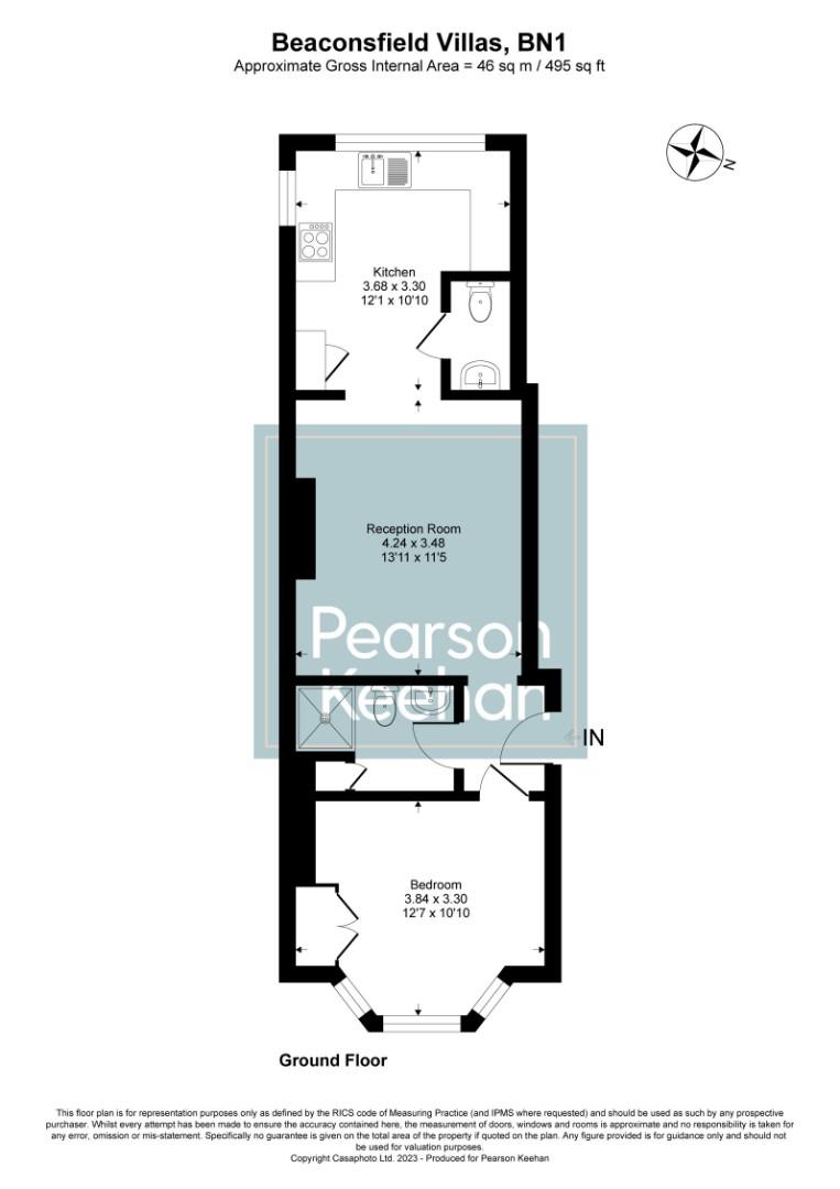 Beaconsfield Parade, Beaconsfield Road, Brighton BN1, 1 bedroom flat ...