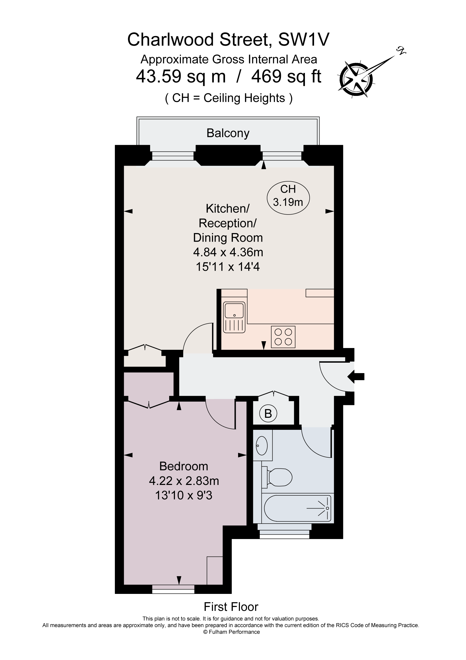 Charlwood Street, London SW1V, 1 bedroom flat for sale - 63961984 ...