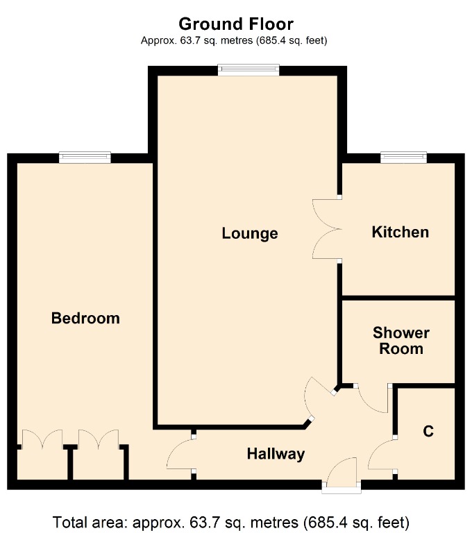 Shardeloes Court, Newgate Street, Cottingham HU16, 1 bedroom flat for ...