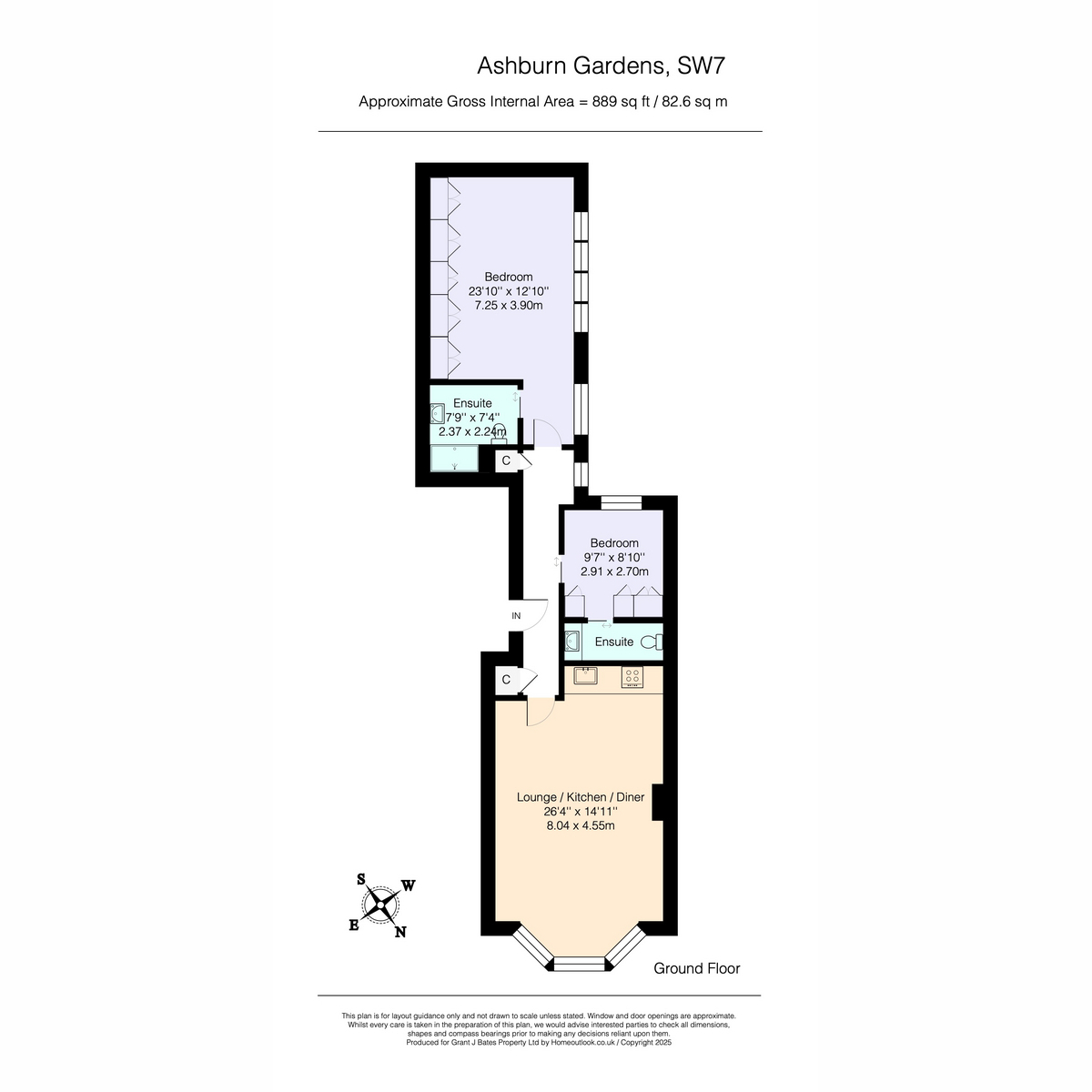Ashburn Gardens, London SW7, 2 bedroom flat for sale - 70523528 ...