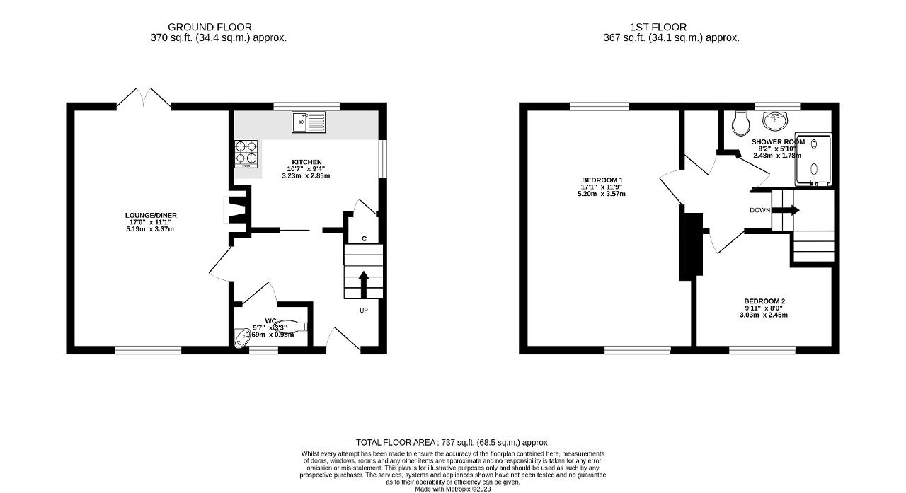 Oakdown Court, Burwash Common, Etchingham, East Sussex TN19, 2 bedroom ...