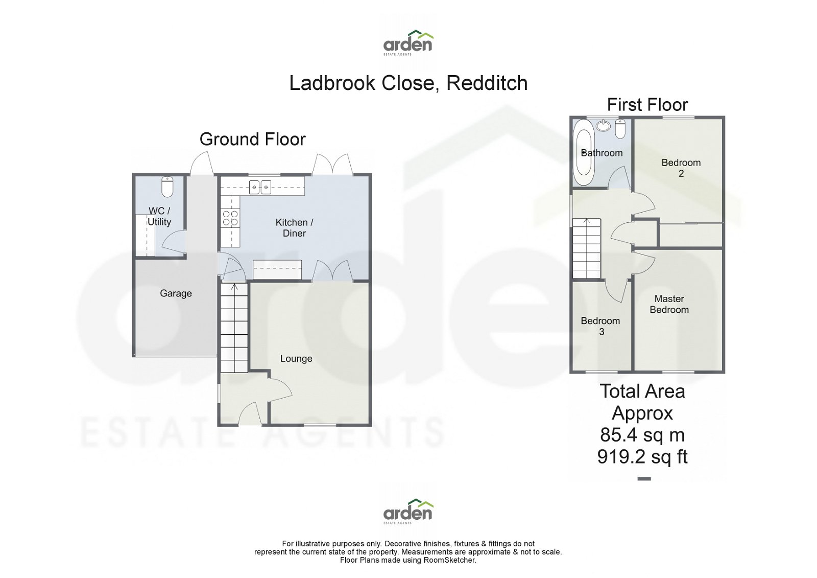 Ladbrook Close, Oakenshaw, Redditch B98, 3 bedroom semi-detached house ...