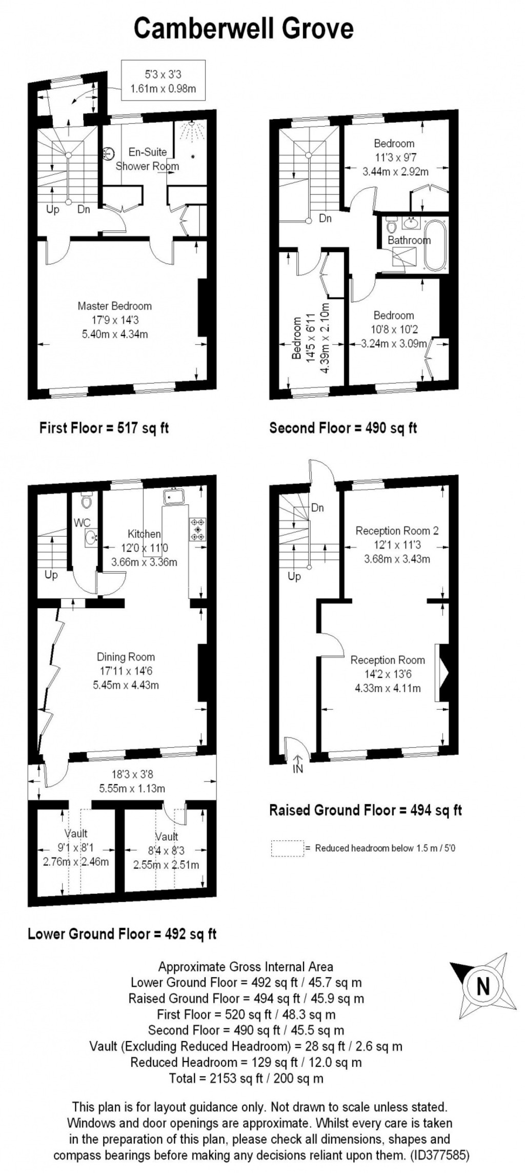 4 bed terraced house for sale in Camberwell Grove, Camberwell SE5 - Zoopla