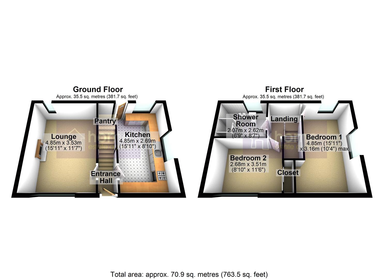 First Avenue, Carrbrook, Stalybridge SK15, 2 bedroom end terrace house ...