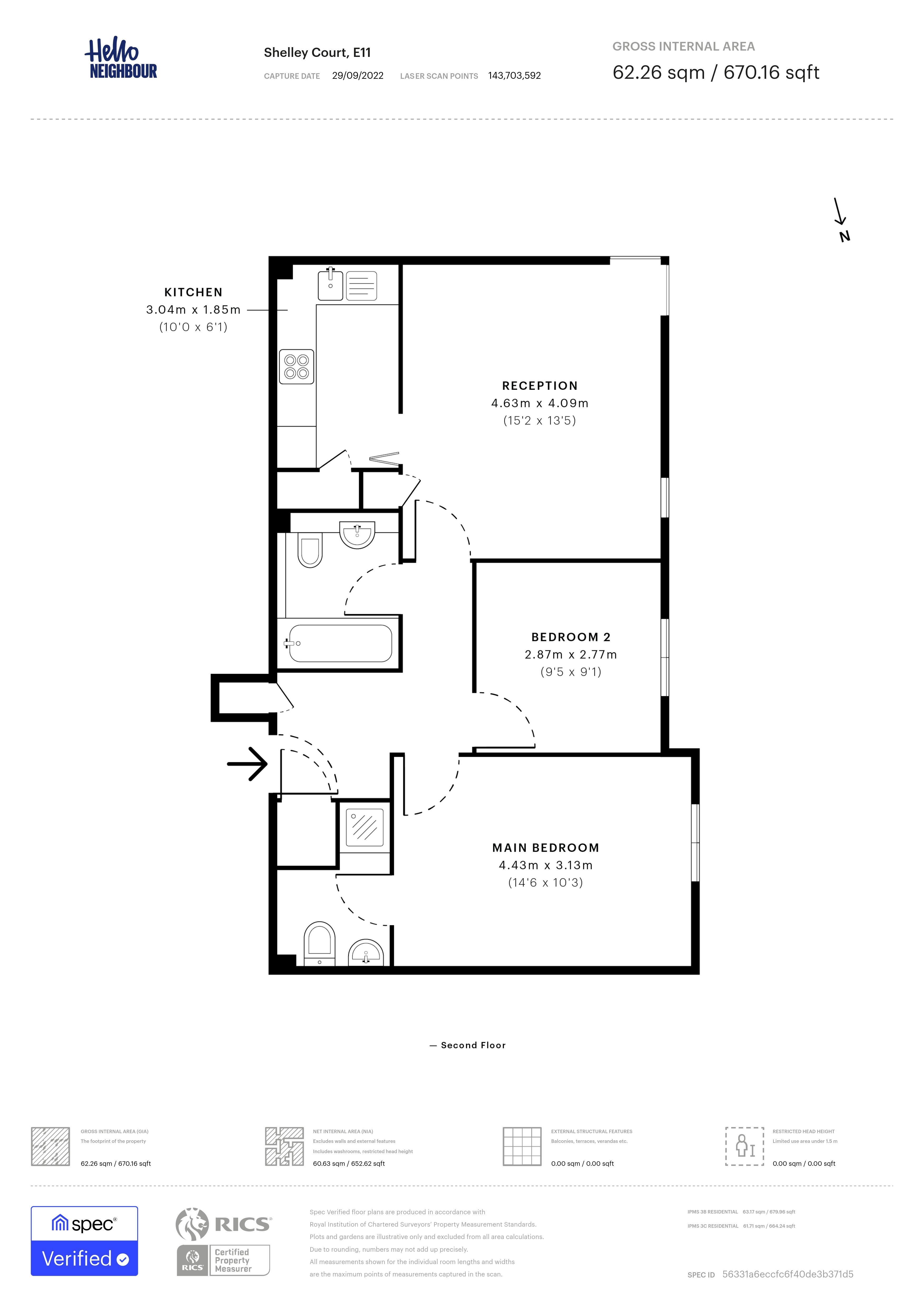 Makepeace Road, London E11, 2 bedroom flat to rent - 62641449 ...