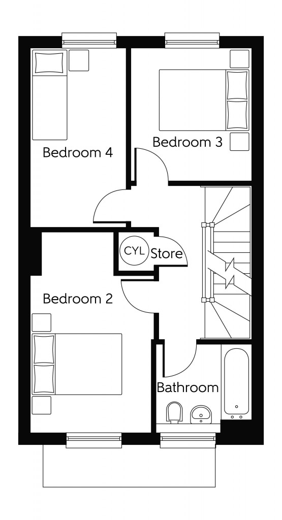 New home, 4 bed semi-detached house for sale in Keepers Cottage Lane ...