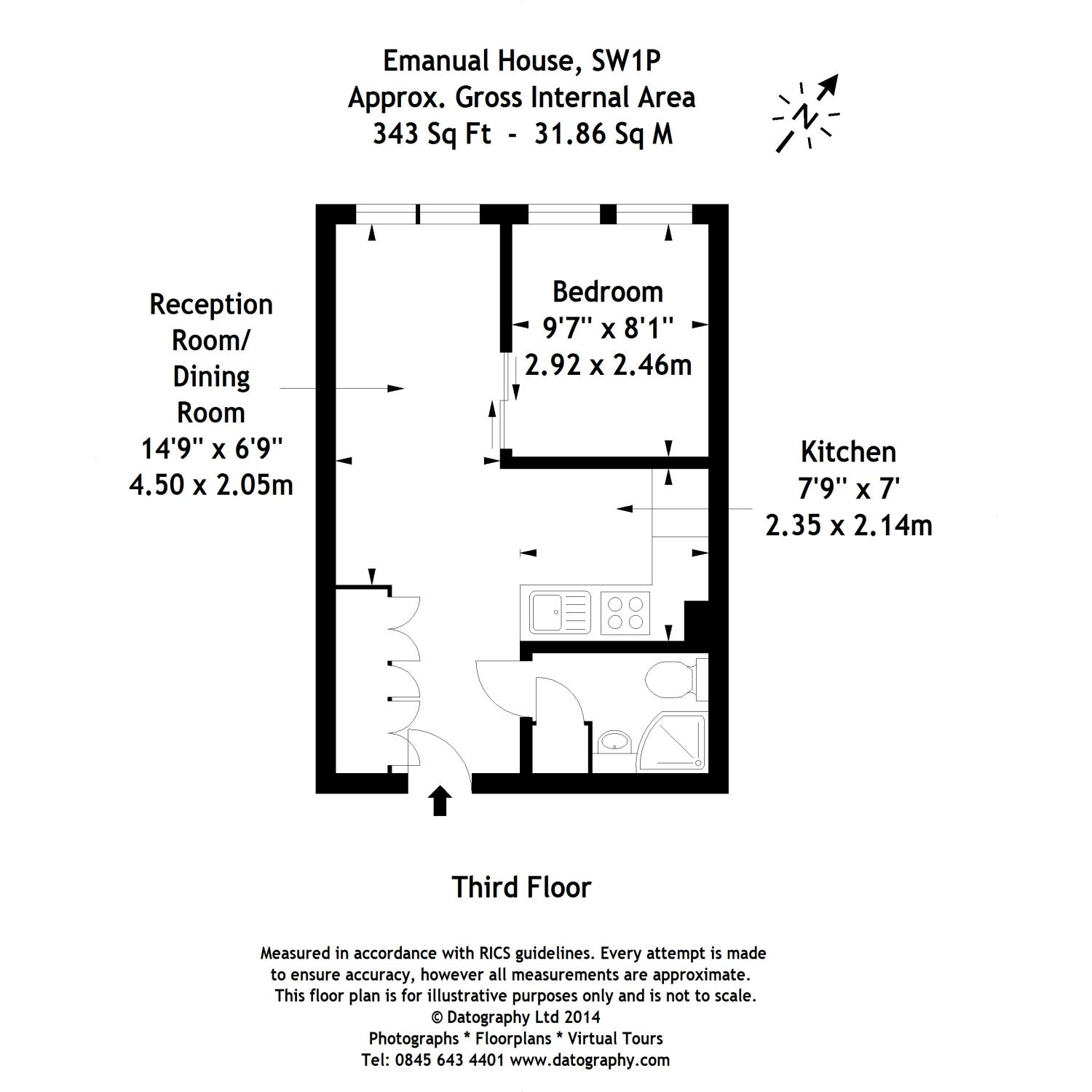 Free property report Flat 33, Emanuel House, 18 Rochester Row, London ...