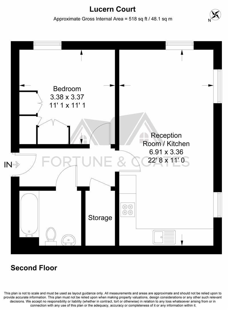 Lucern Court, Newhall, Harlow CM17, 1 bedroom flat for sale - 69424252 ...