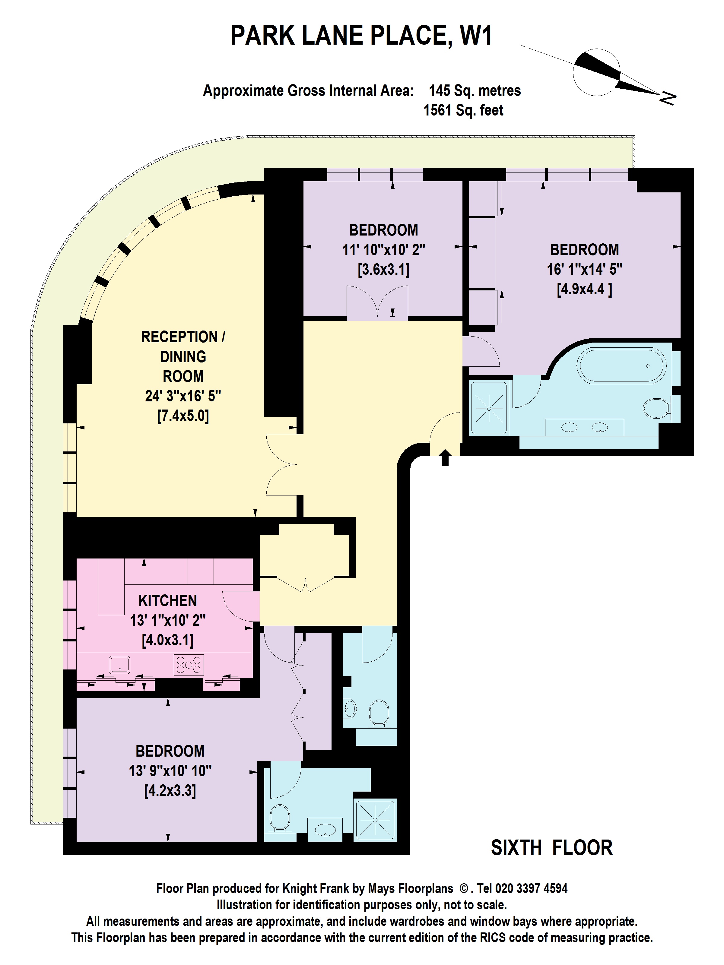 North Row, Mayfair, London W1K, 3 bedroom flat for sale - 55792316 ...