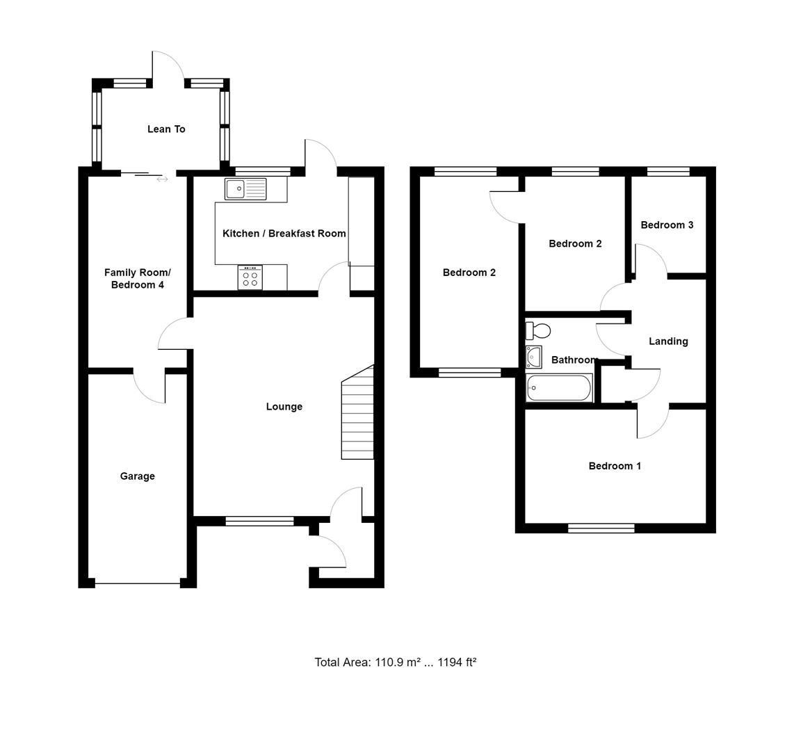 Dengie Close, Chaddlewood, Plympton PL7, 3 bedroom semi-detached house ...