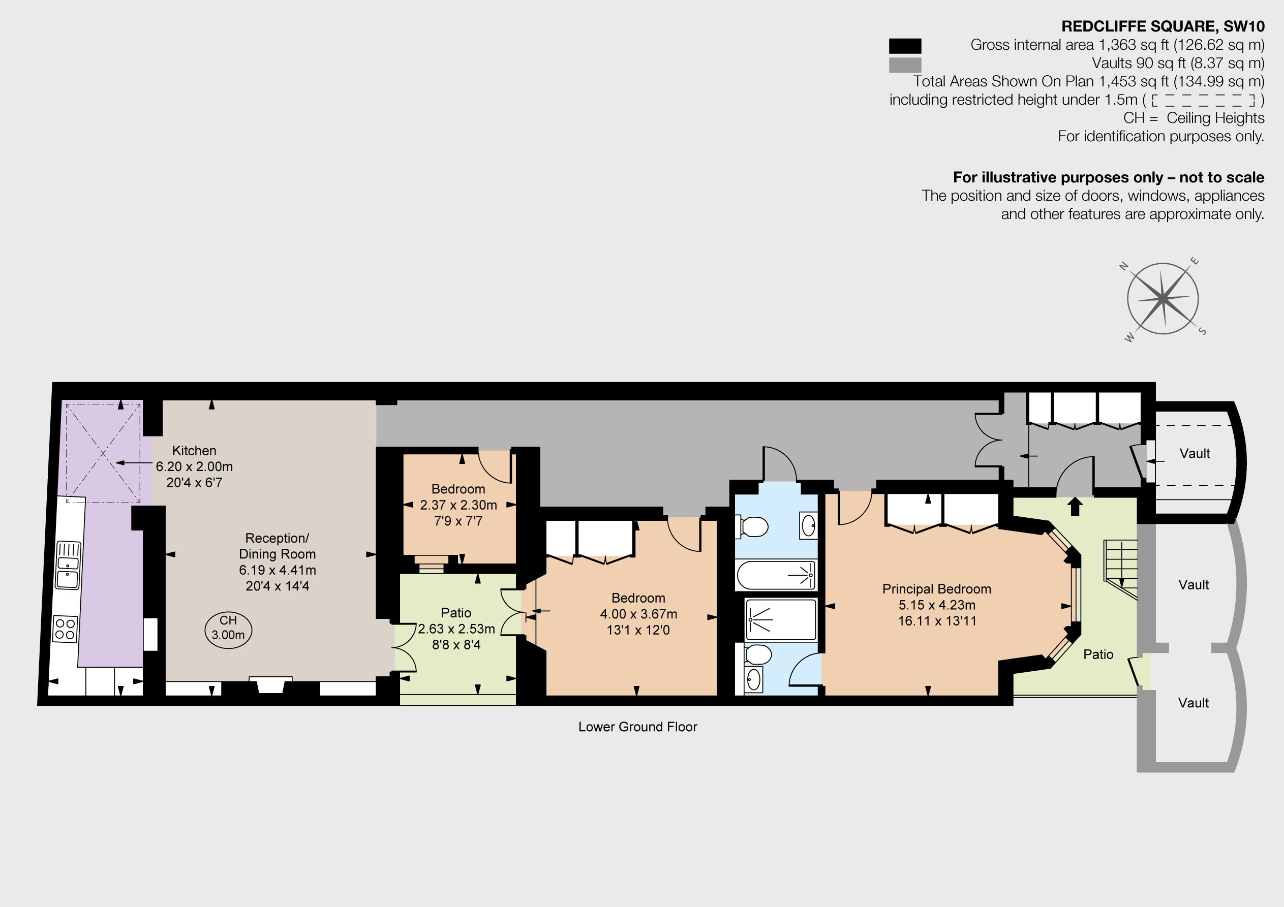 Redcliffe Square, Chelsea, London SW10, 3 bedroom flat for sale ...