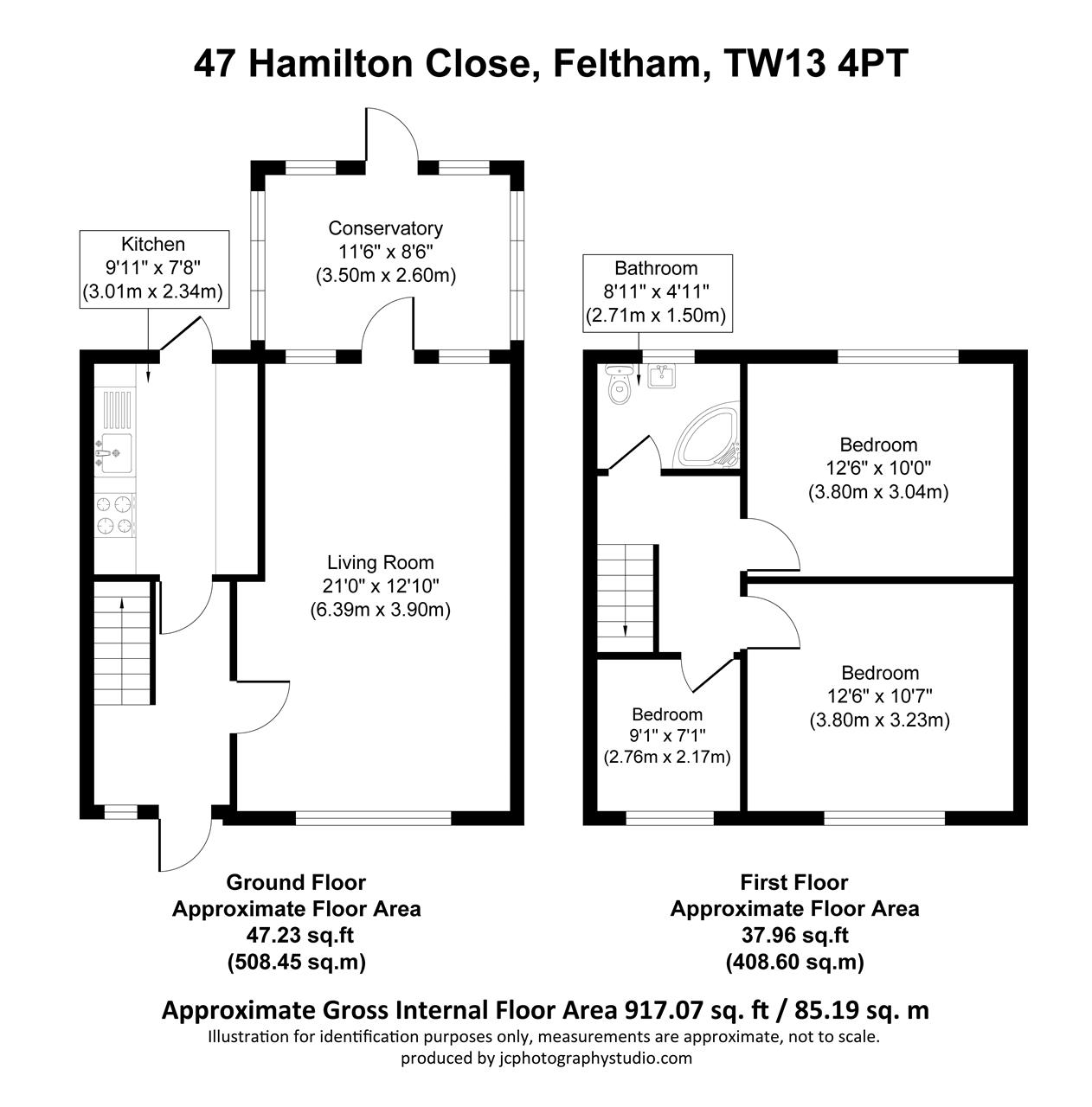Hamilton Close, Feltham TW13, 3 bedroom terraced house for sale ...