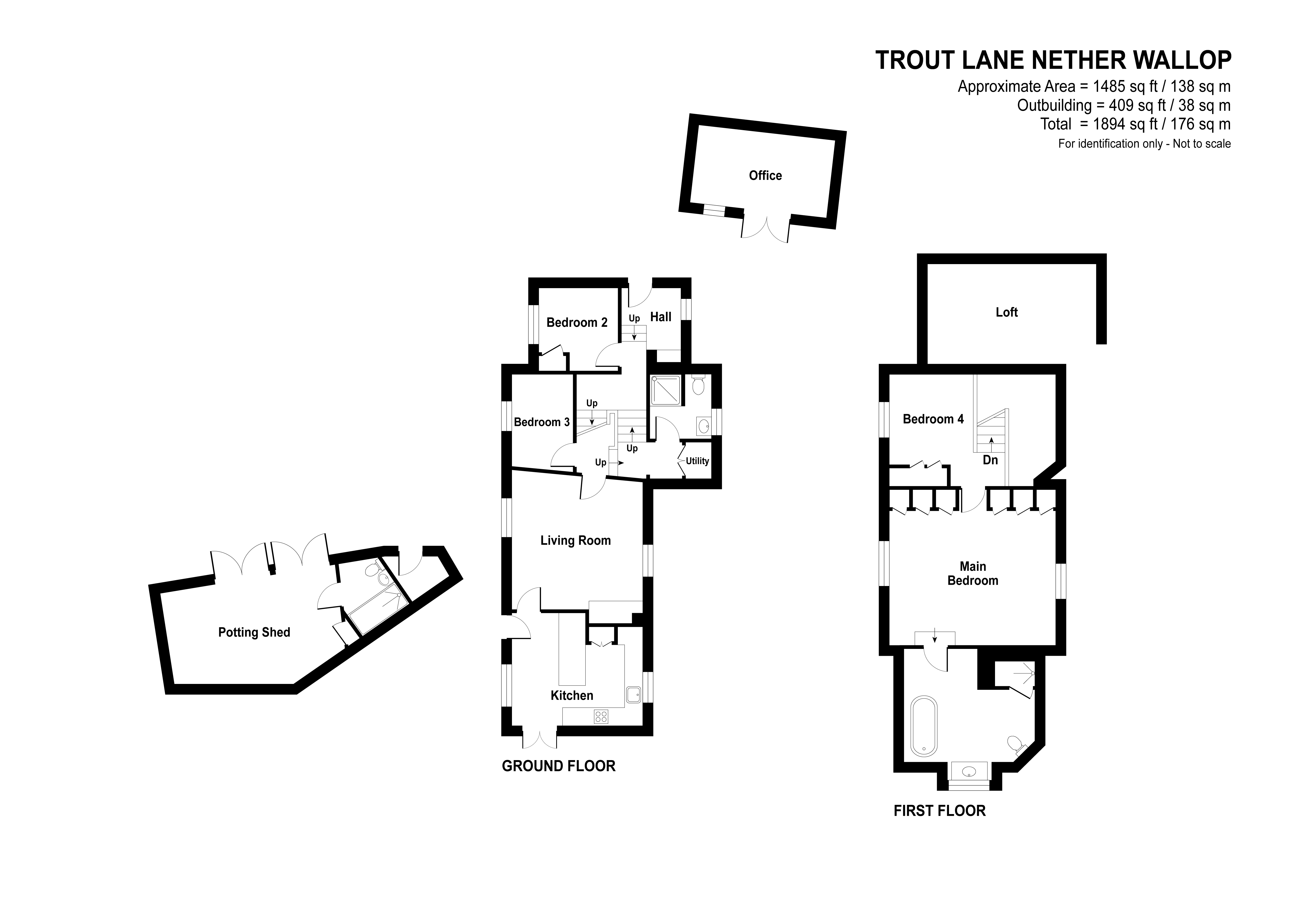 Trout Lane, Nether Wallop, Hampshire SO20, 4 bedroom detached house for ...