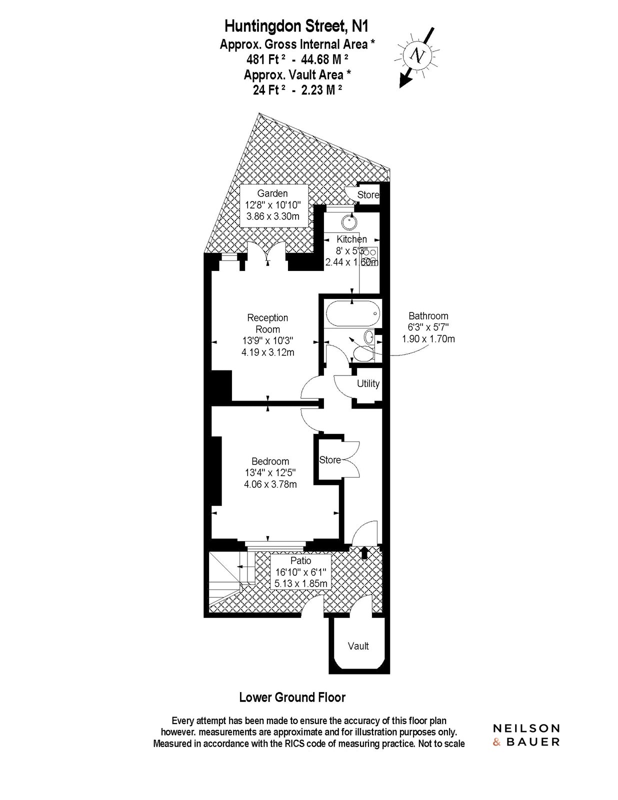 Huntingdon Street, London N1, 1 bedroom flat for sale - 70543665 ...