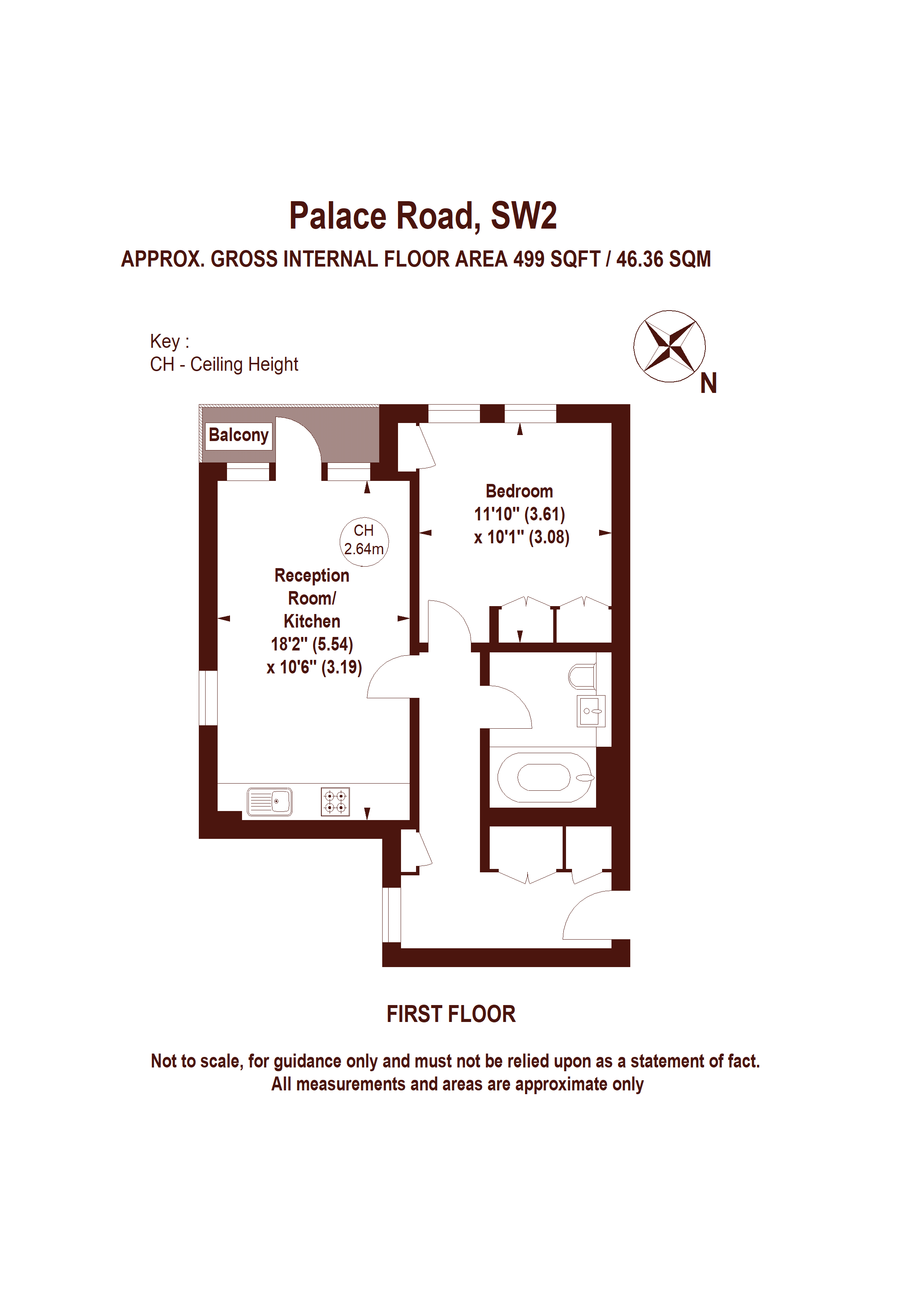 Palace Road, London SW2, 1 bedroom flat for sale - 64146002 | PrimeLocation