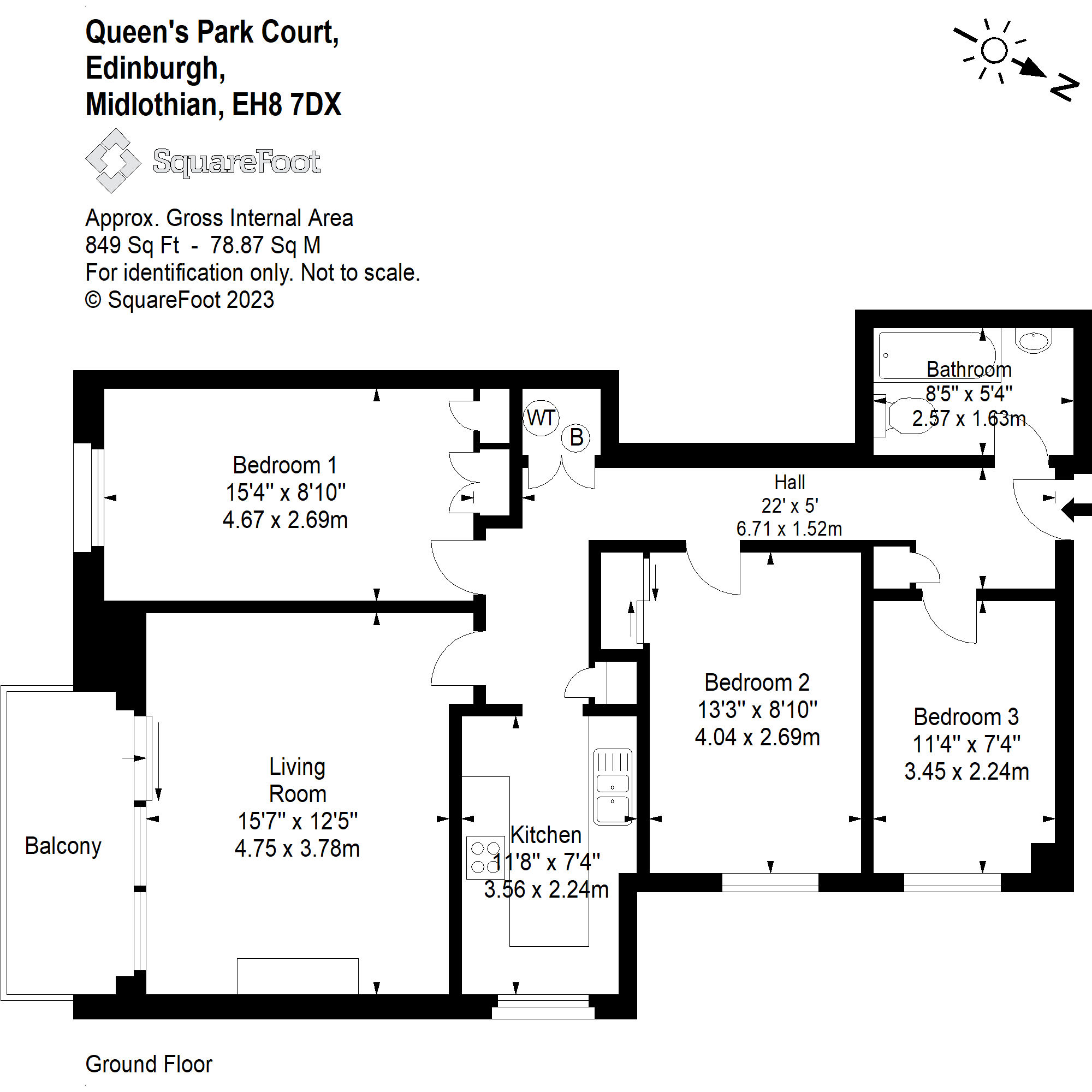 26 Queens Park Court, Willowbrae EH8, 3 bedroom flat for sale ...