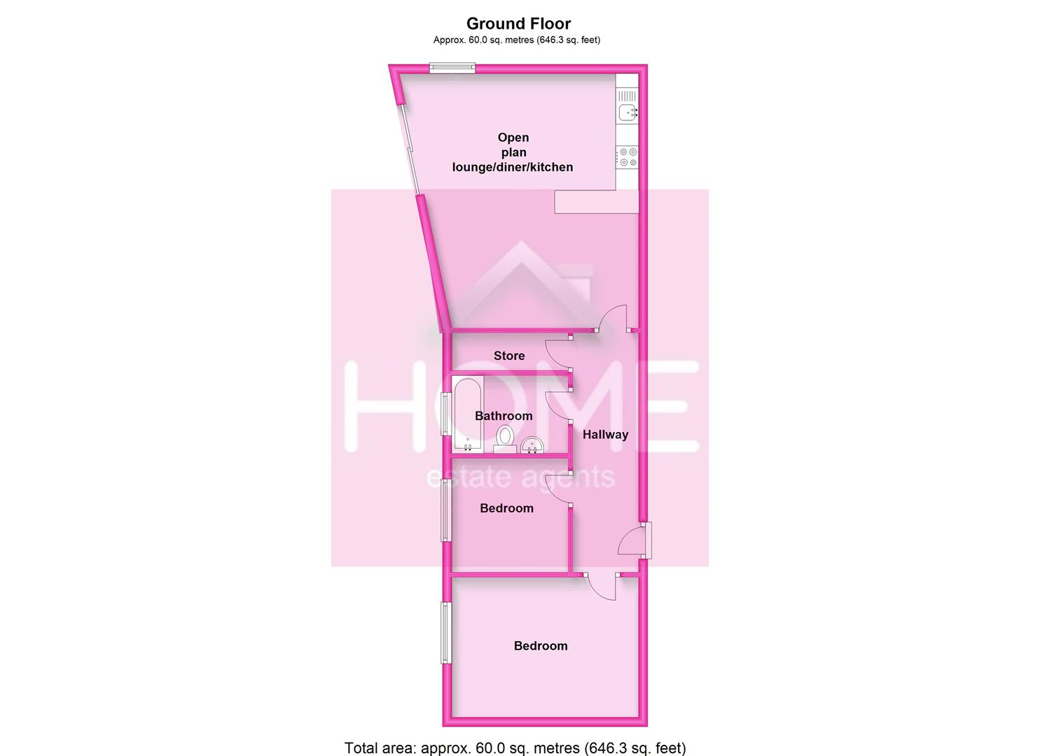 Eccles Fold, Eccles, Manchester M30, 2 bedroom flat for sale - 60485368 ...