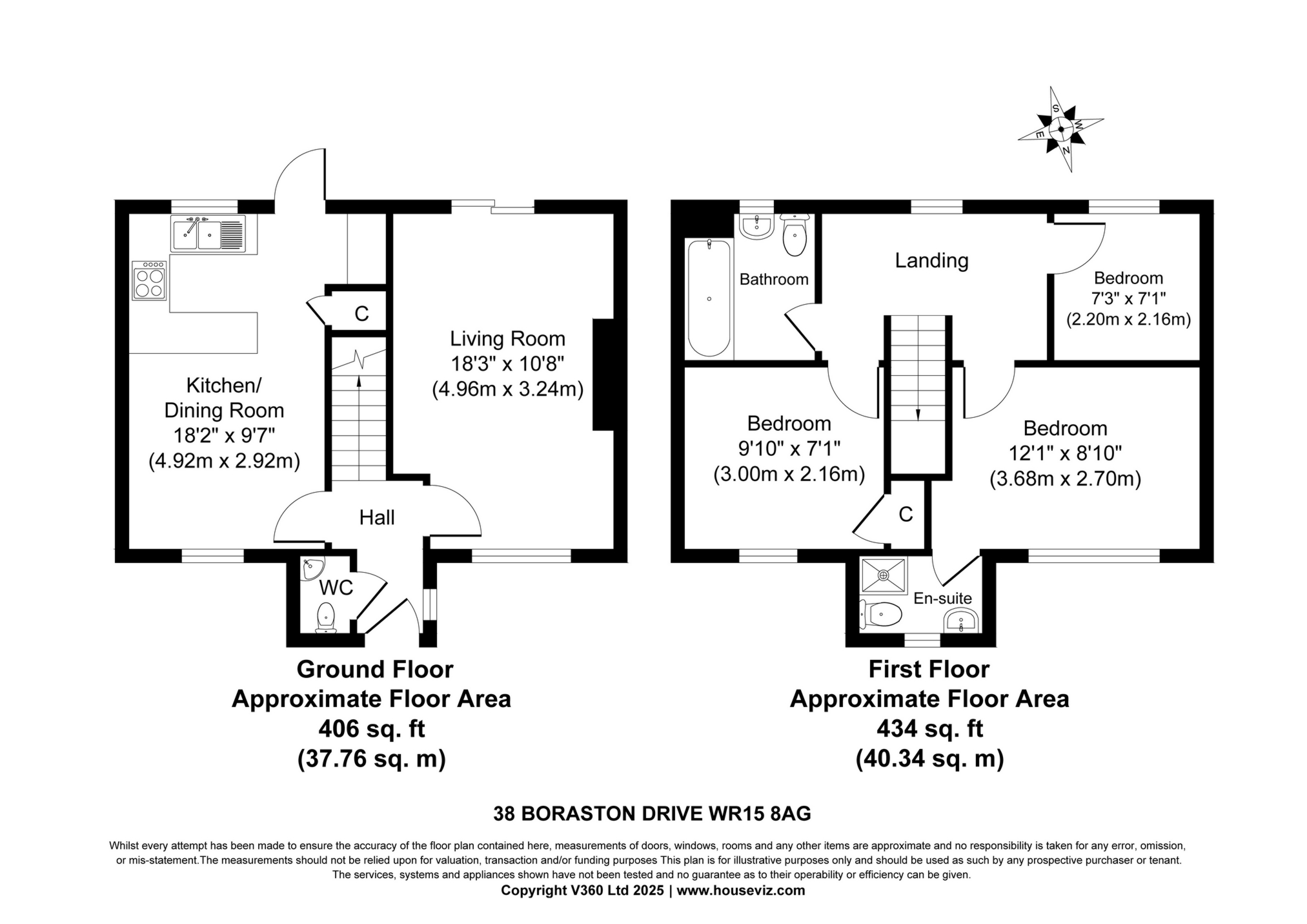 Boraston Drive, Burford WR15, 3 bedroom terraced house for sale ...
