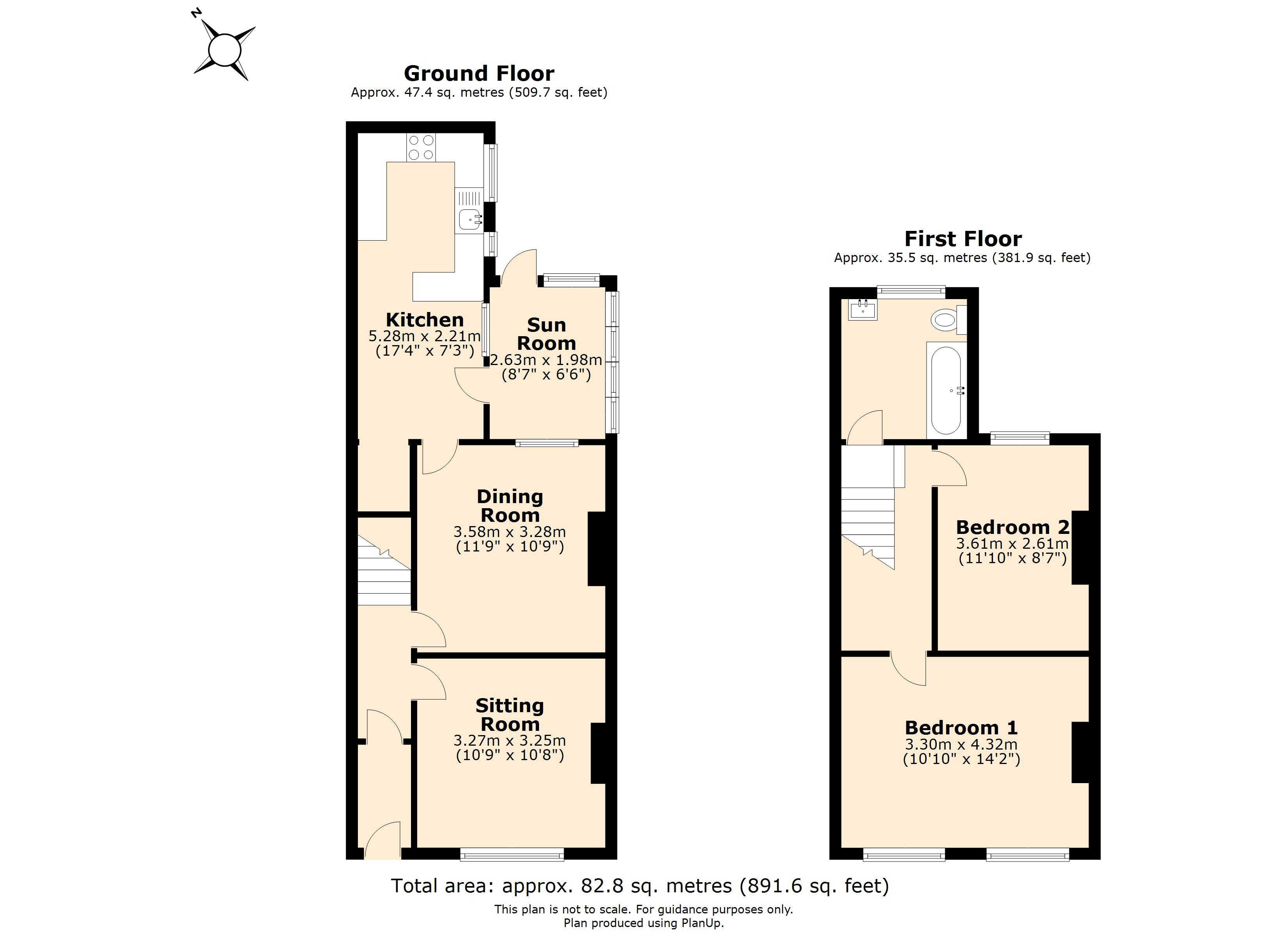 Duke Street, Cheltenham, Gloucestershire GL52, 2 bedroom end terrace ...