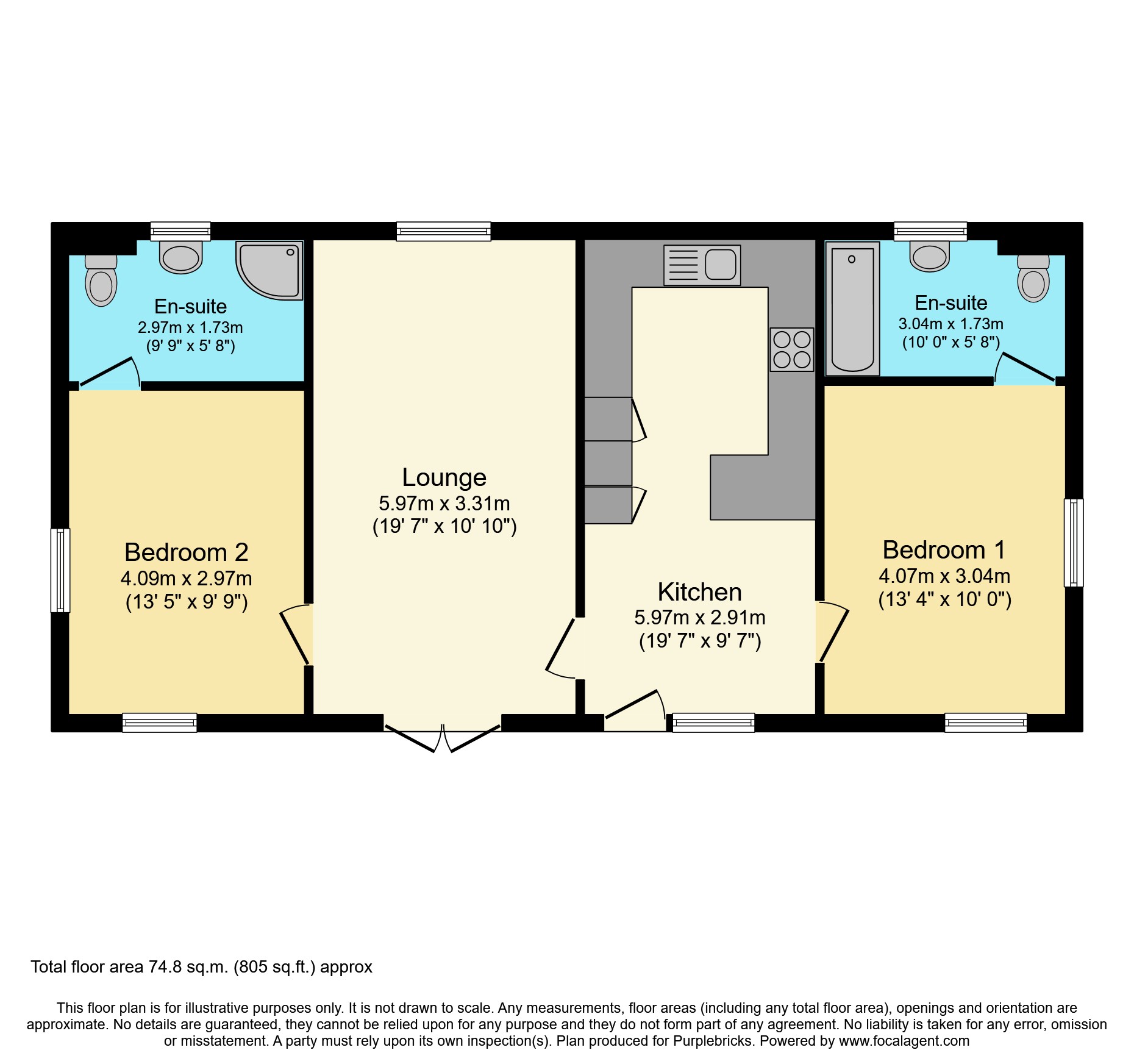 Jurys Gap, Rye TN31, 2 bedroom detached bungalow for sale - 62712490 ...