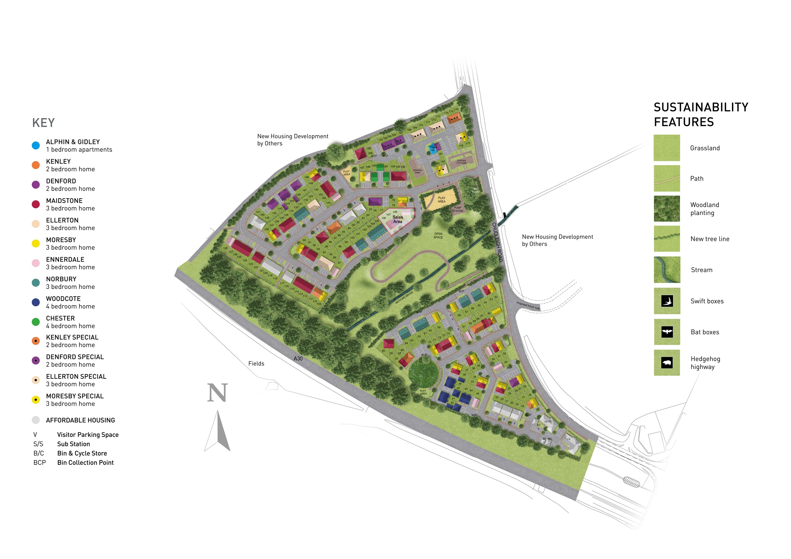 "Maidstone" at Loveridge Drive, Alphington, Exeter EX2, 3 bedroom end ...