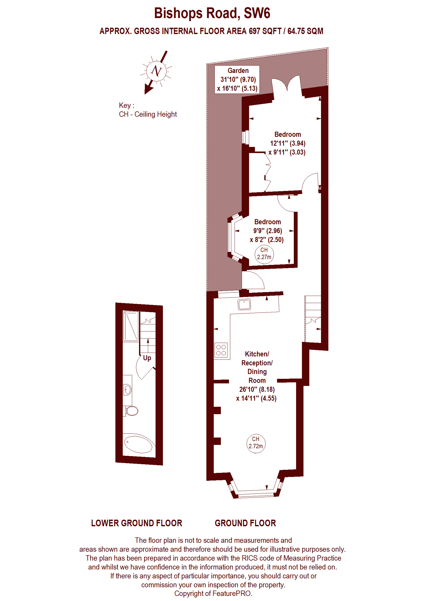 Bishops Road, London SW6, 2 bedroom maisonette for sale - 60303264 ...