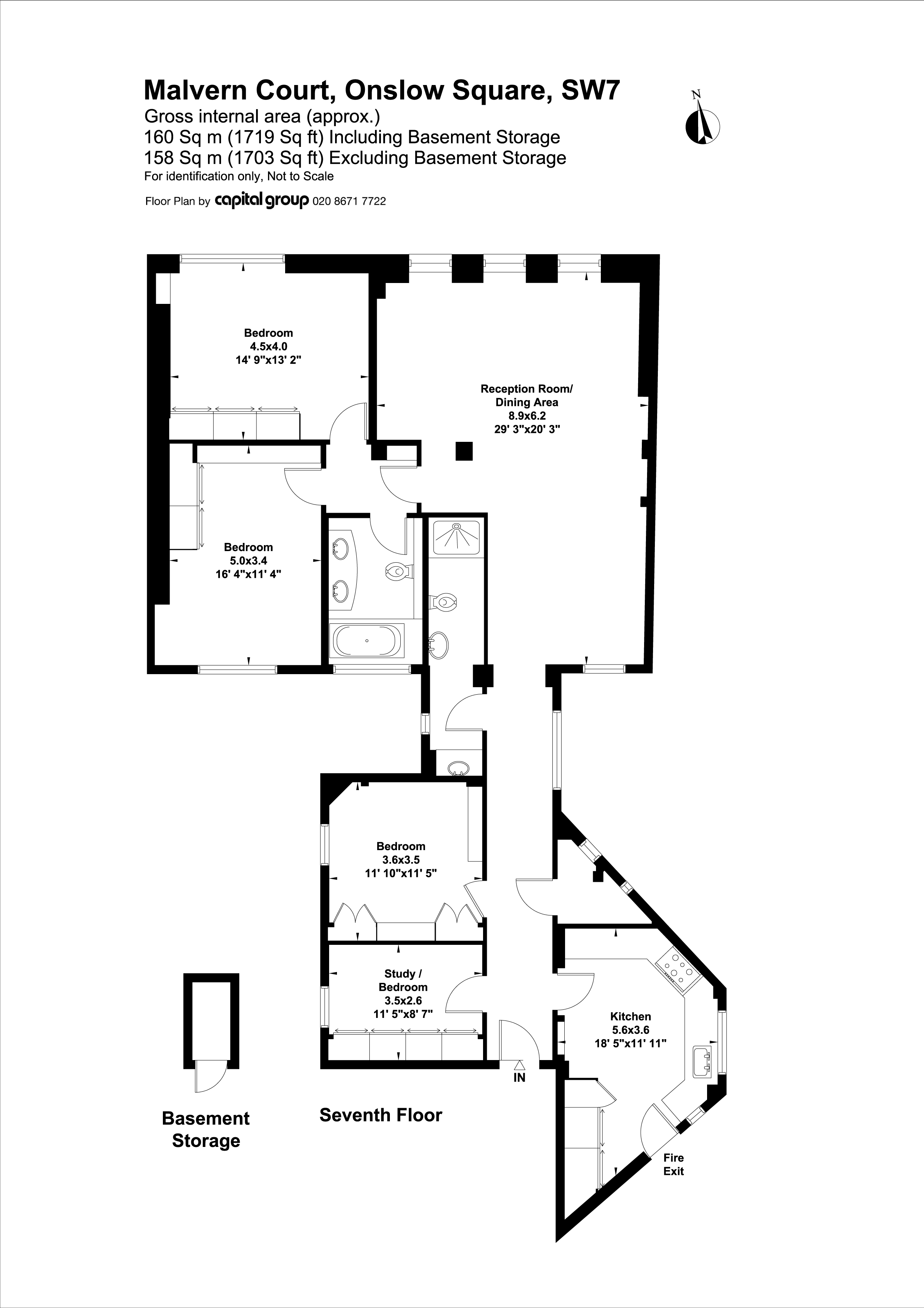 Malvern Court, Onslow Square, London SW7, 4 bedroom flat for sale ...