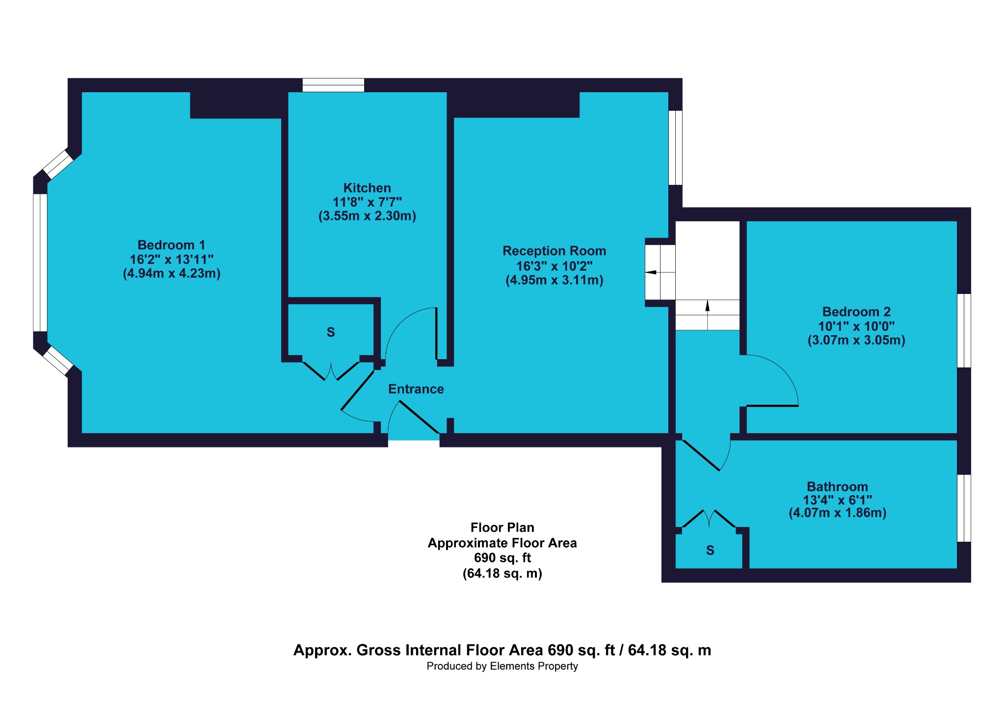 Bulwer Road, Leytonstone, London E11, 2 bedroom flat for sale ...